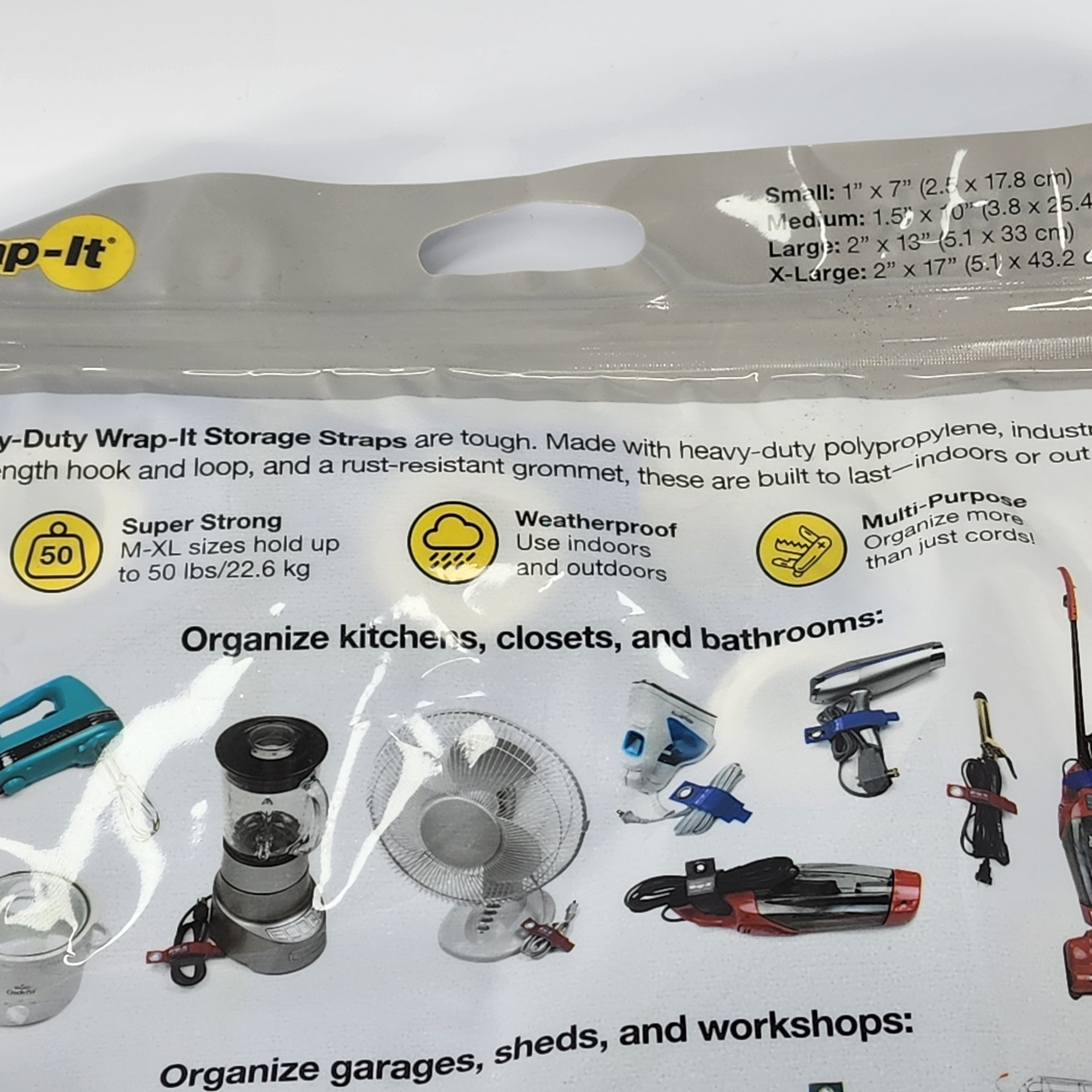 Wrap-It Storage Heavy-Duty Storage Straps - Assorted 10-Pack - Sapphire ...