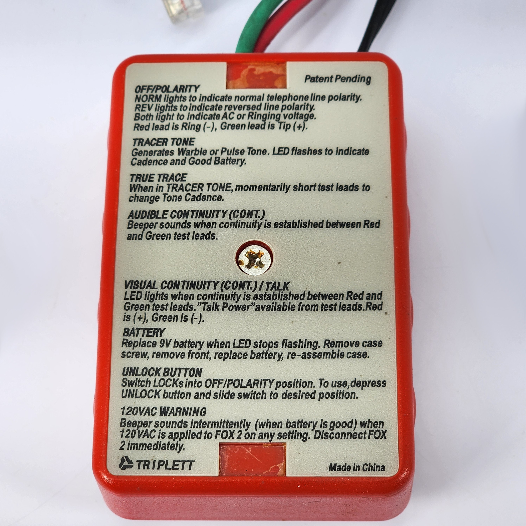 Triplett Fox 2 and Hound 3 Premium Tone and Inductive Amplifier Probe ...