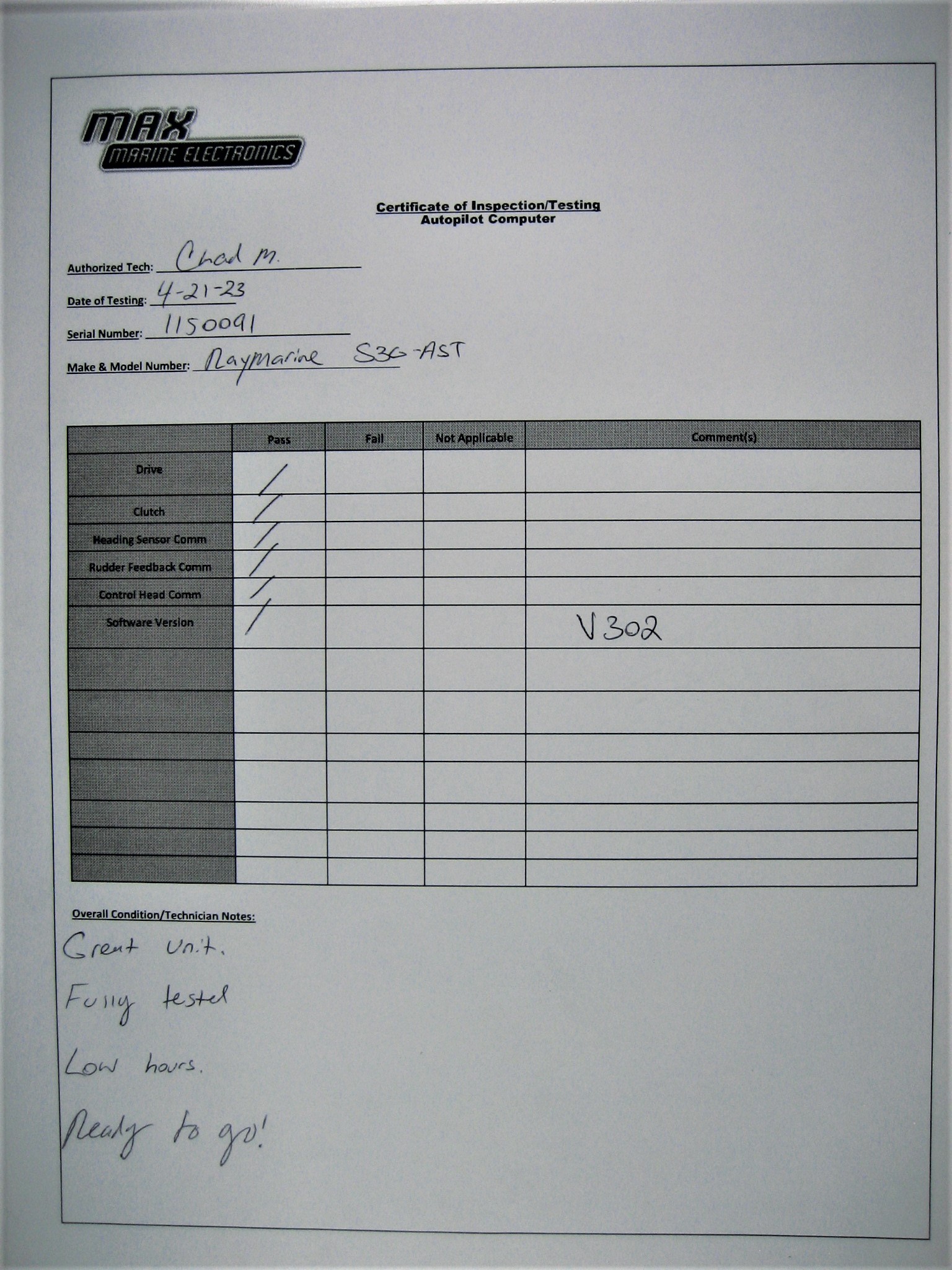Raymarine S3G Autopilot Computer E12092 - Max Marine Electronics