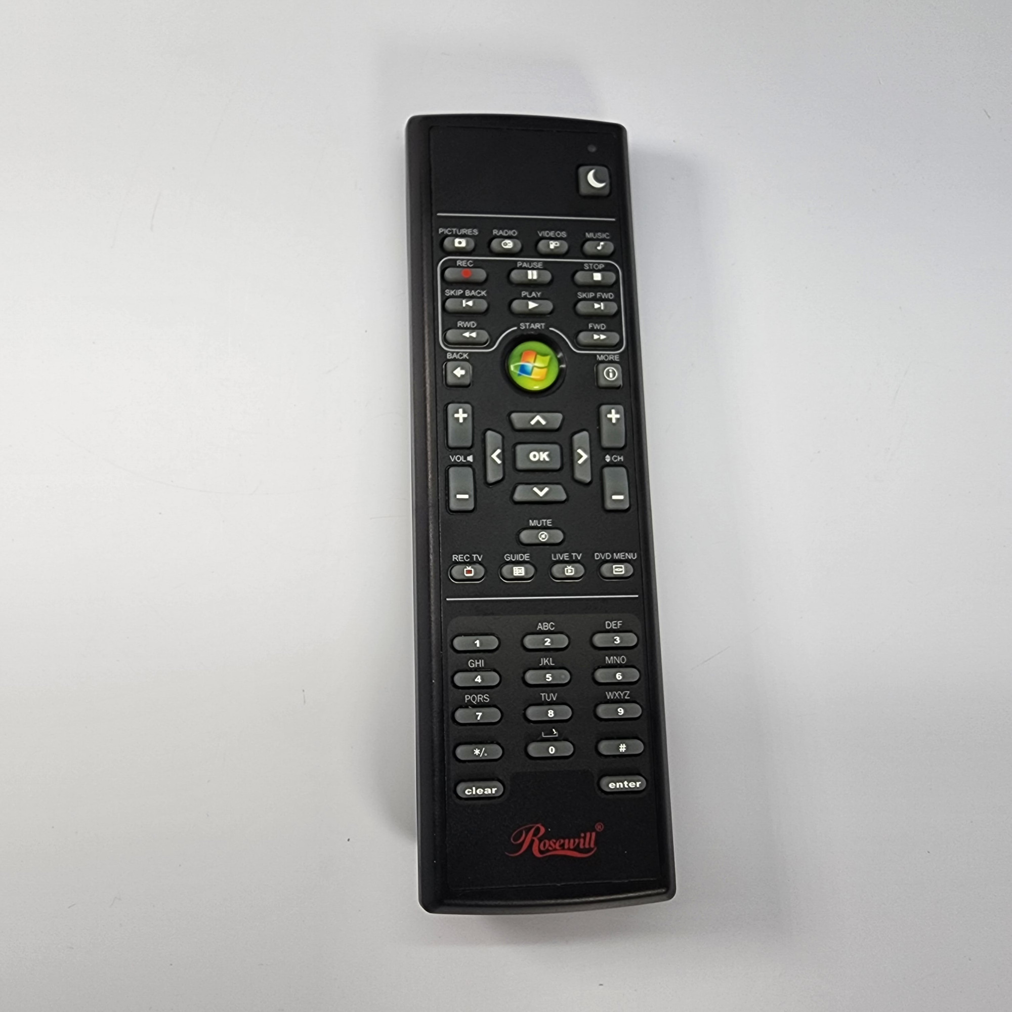 Rosewill RHRC-11001 MCE Infrared Remote Control with Learning Function ...