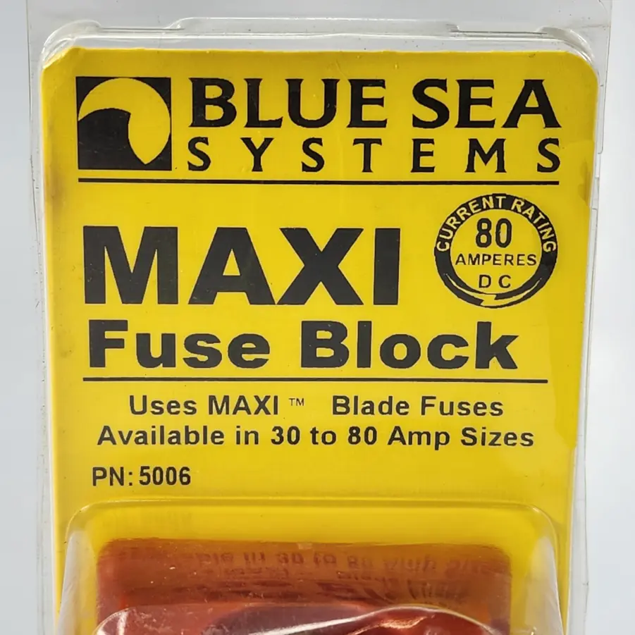 Blue Sea System 5006 MAXI Fuse Block - 30A to 80A - New Old Stock - Max ...