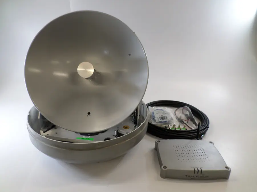 KVH TracVision TV 5 Marine Satellite TV Antenna Unit Working Circular ...