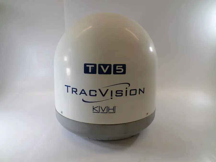 KVH TracVision TV 5 Marine Satellite TV Antenna Unit Working Circular ...