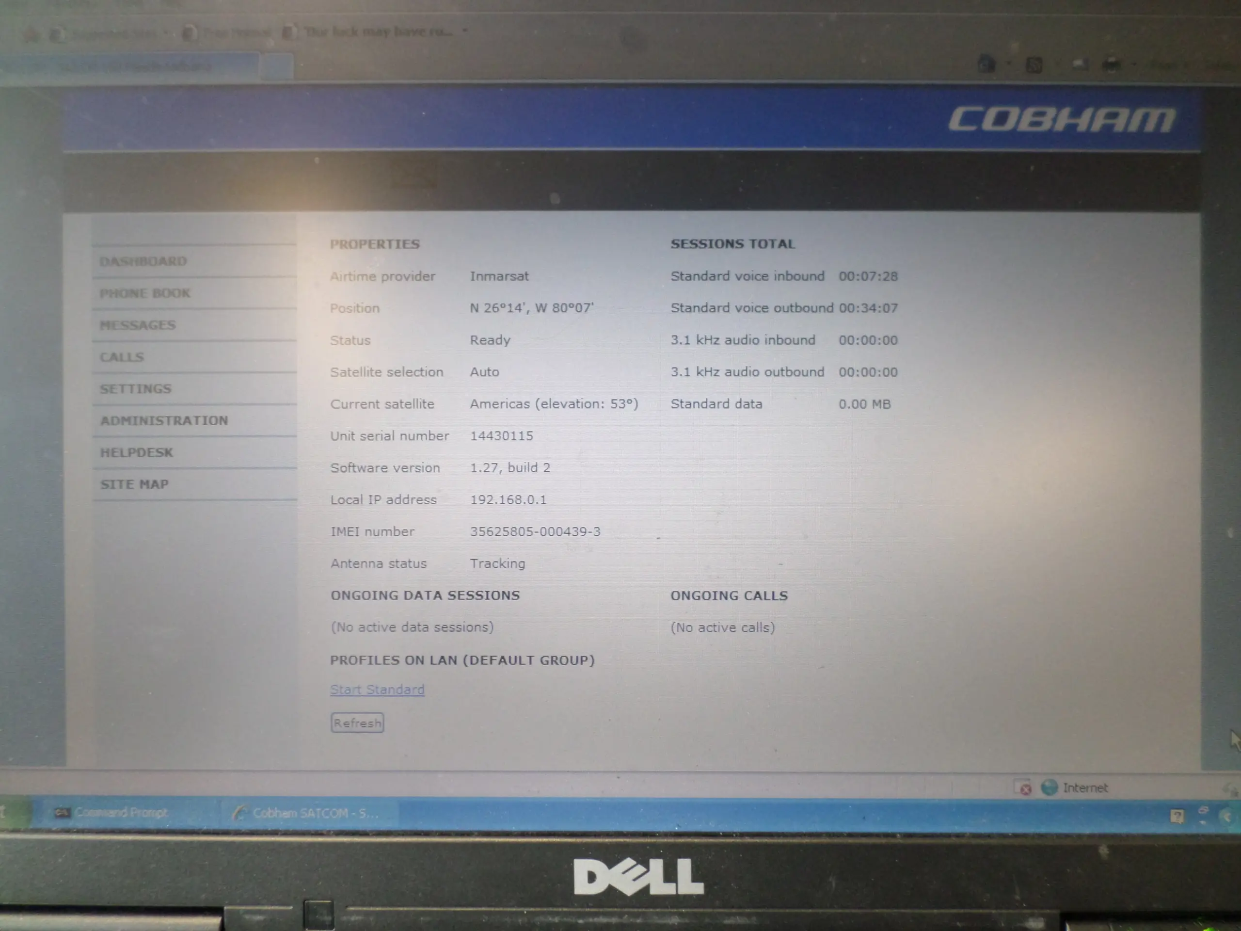 Cobham Sailor FB150 Inmarsat FleetBroadband Working Antenna Replacement ...