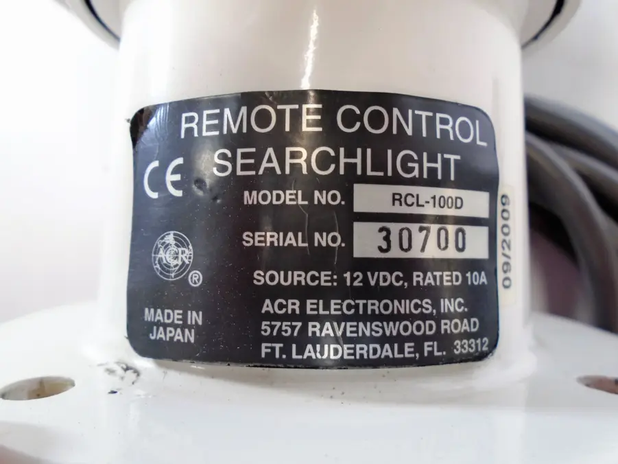 ACR RCL-100D Remote Control 12V Search Light Complete – NEW Bulbs ...