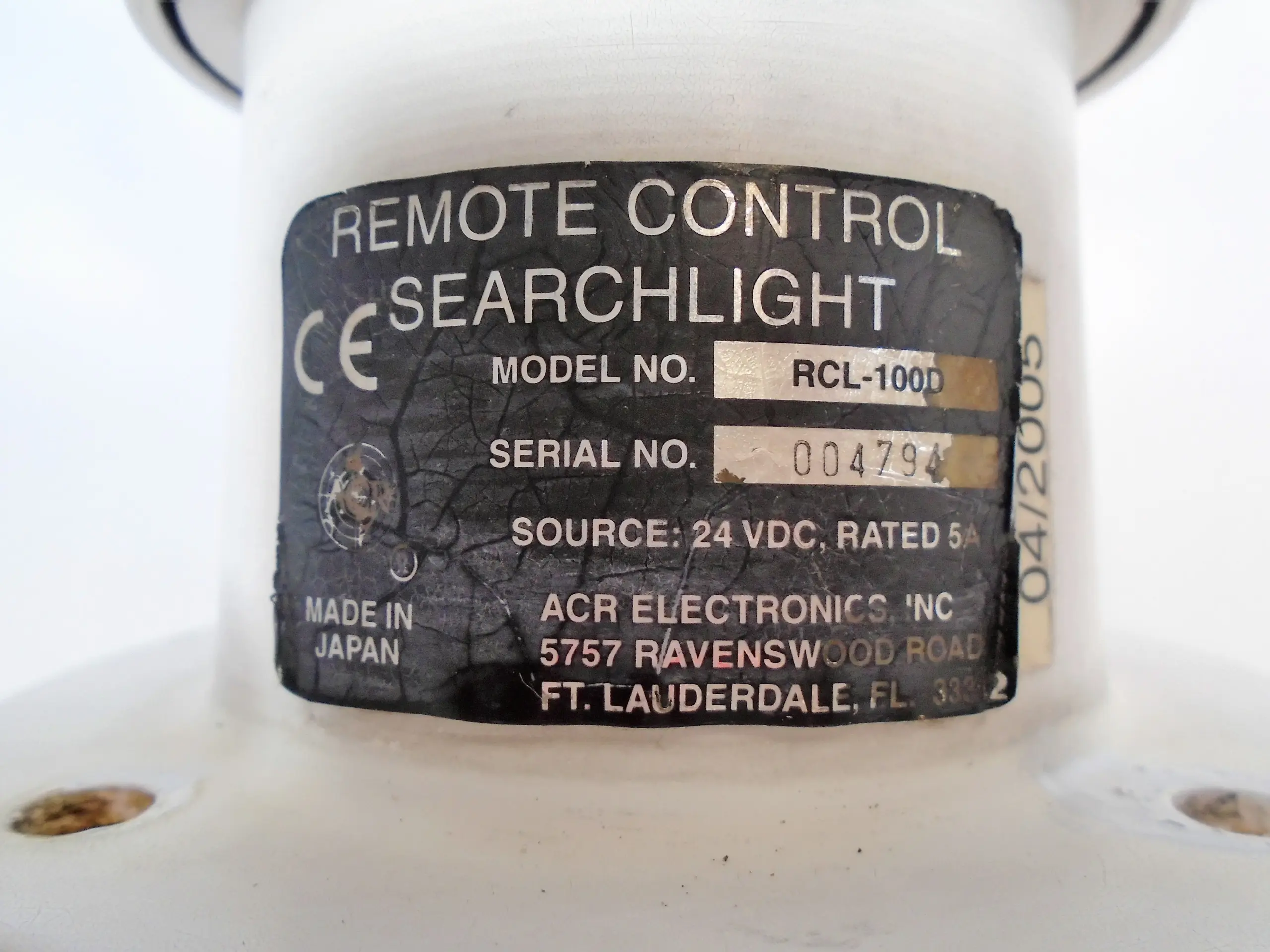 ACR RCL-100D Remote Control 12V Search Light (TESTED GOOD!) - Max ...