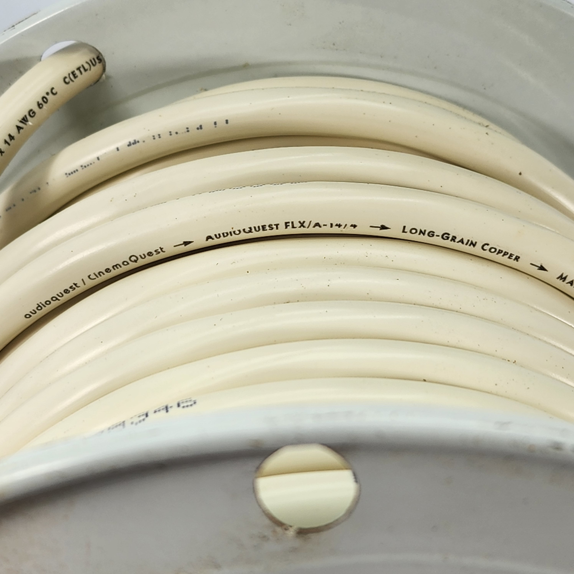 AudioQuest FLX/A-14/4 Long-Grain Copper 4-Conductor 14-Gauge In-Wall ...