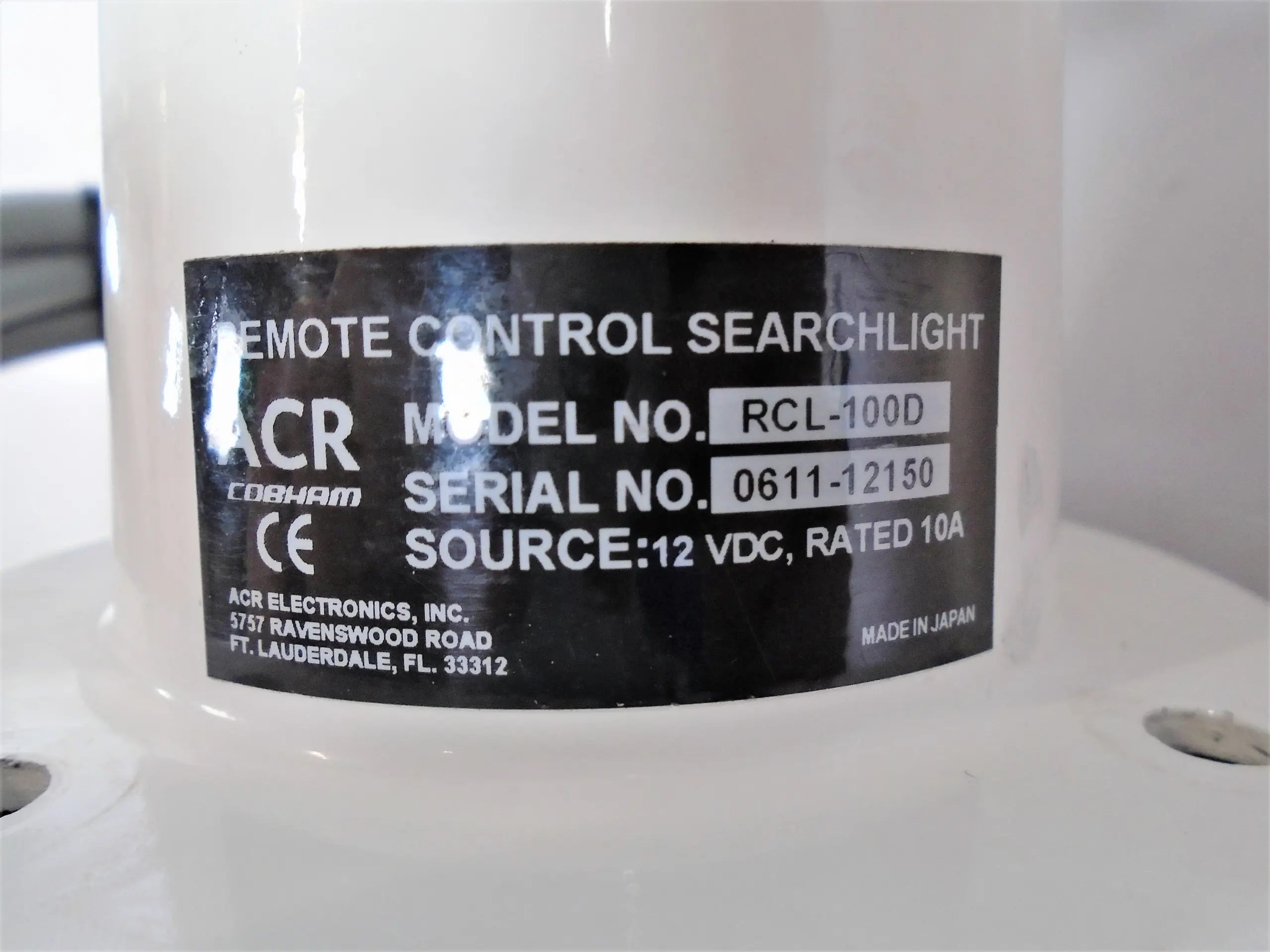 ACR RCL-100D Remote Control - Search Light -12V- TESTED GOOD - Max ...