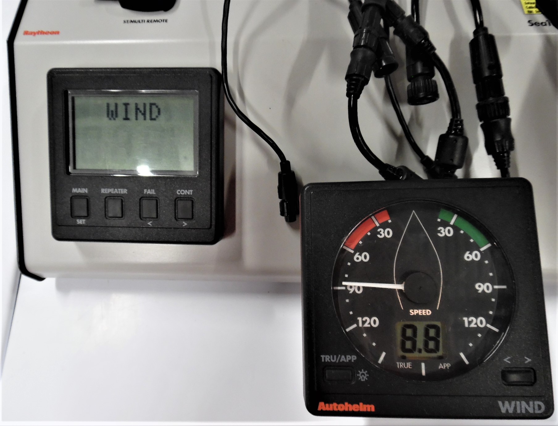 Autohelm/Raytheon ST50 - Z135 - Wind Display w/ Rebuilt LCD Screen *MME ...