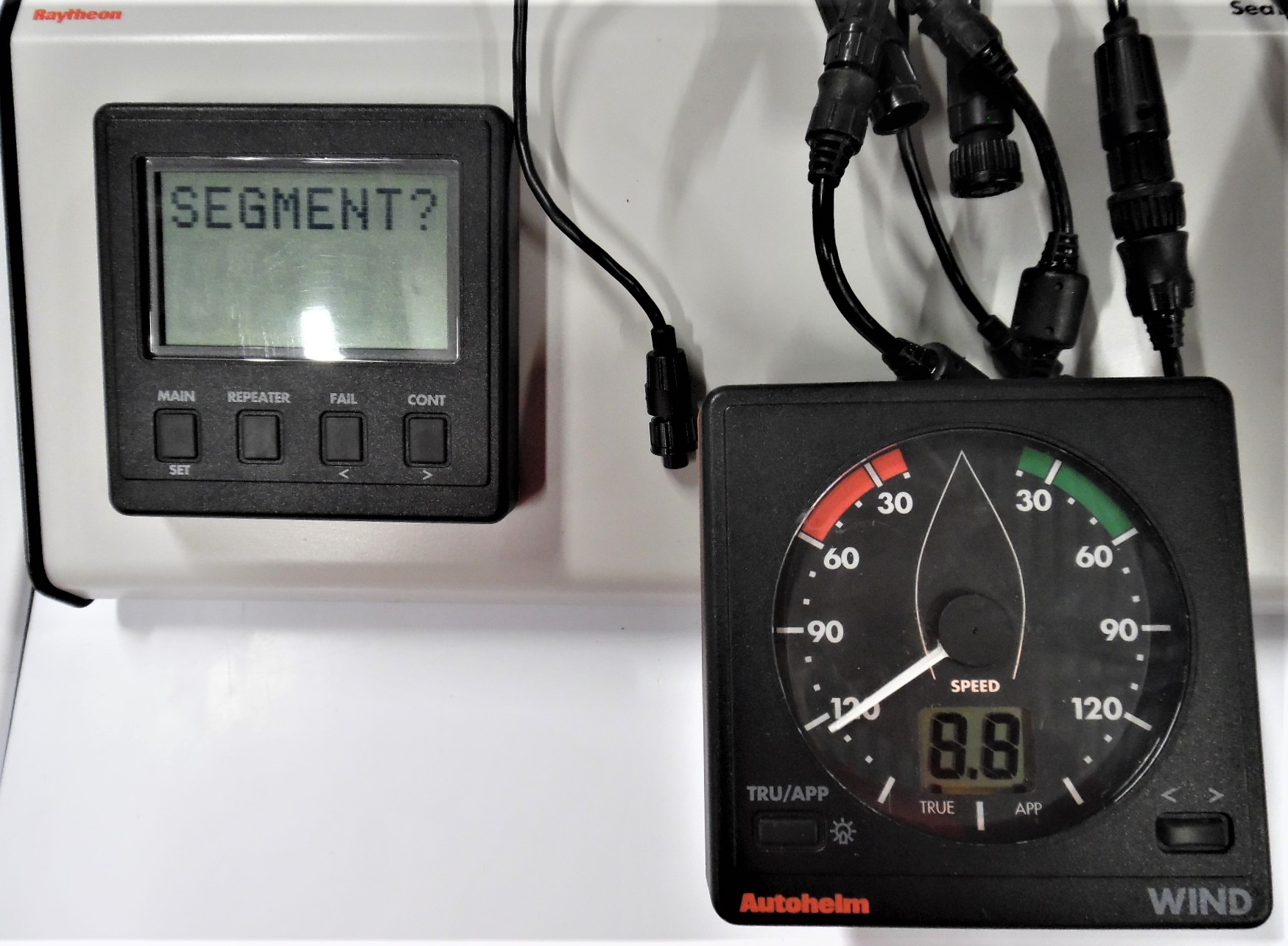 Autohelm/Raytheon ST50 - Z135 - Wind Display w/ Rebuilt LCD Screen *MME ...