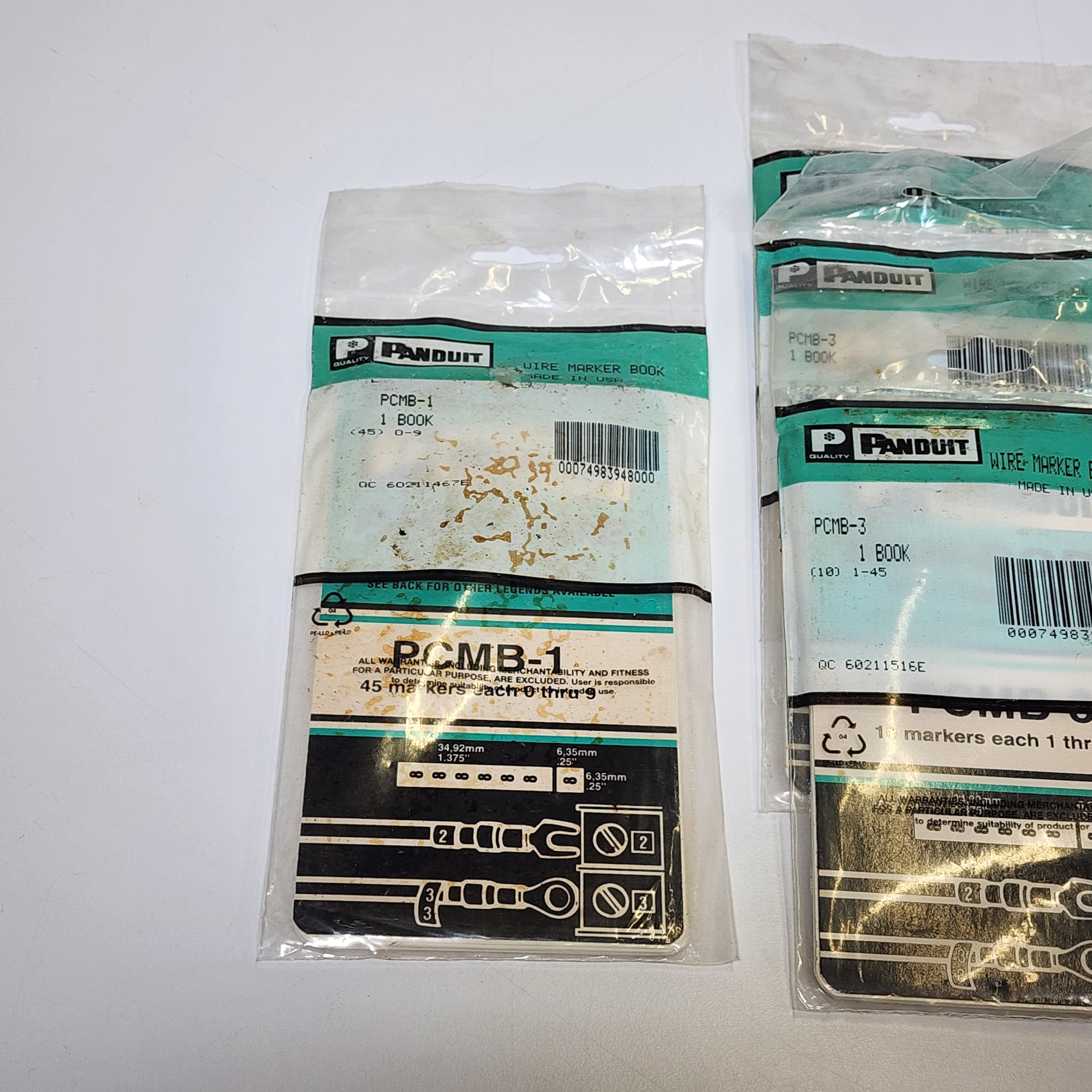 (Lot of 12) Panduit Wire Marker Books - PCMB-1/PCMB-3/PCMB-12/PCMB-13 ...