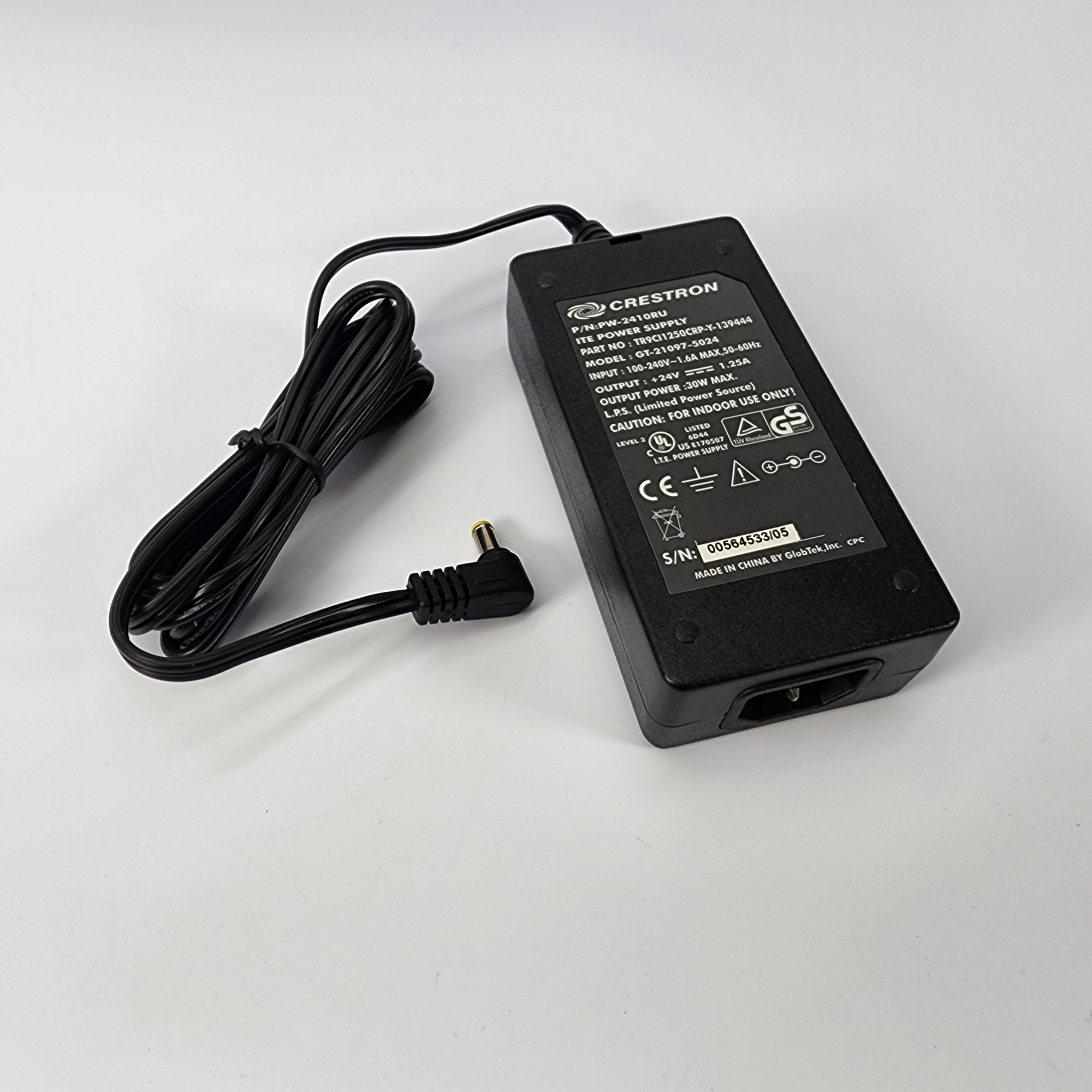 Crestron PW-2410RU Power Pack Desktop 24VDC 1A (25 Watts) Regulated US/INTL. - Max Marine ...