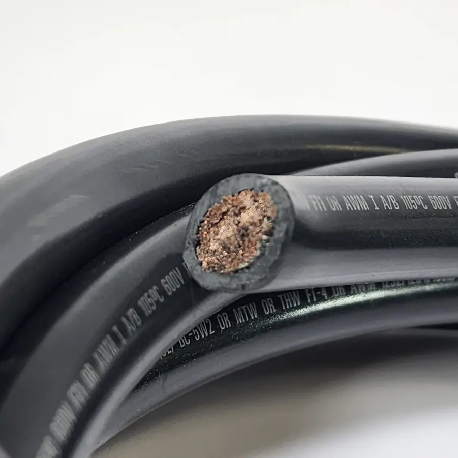 Cobra Wire & Cable X-Flex 1/0 AWG BC5W2 Boat Cable - Black - 15 ft ...