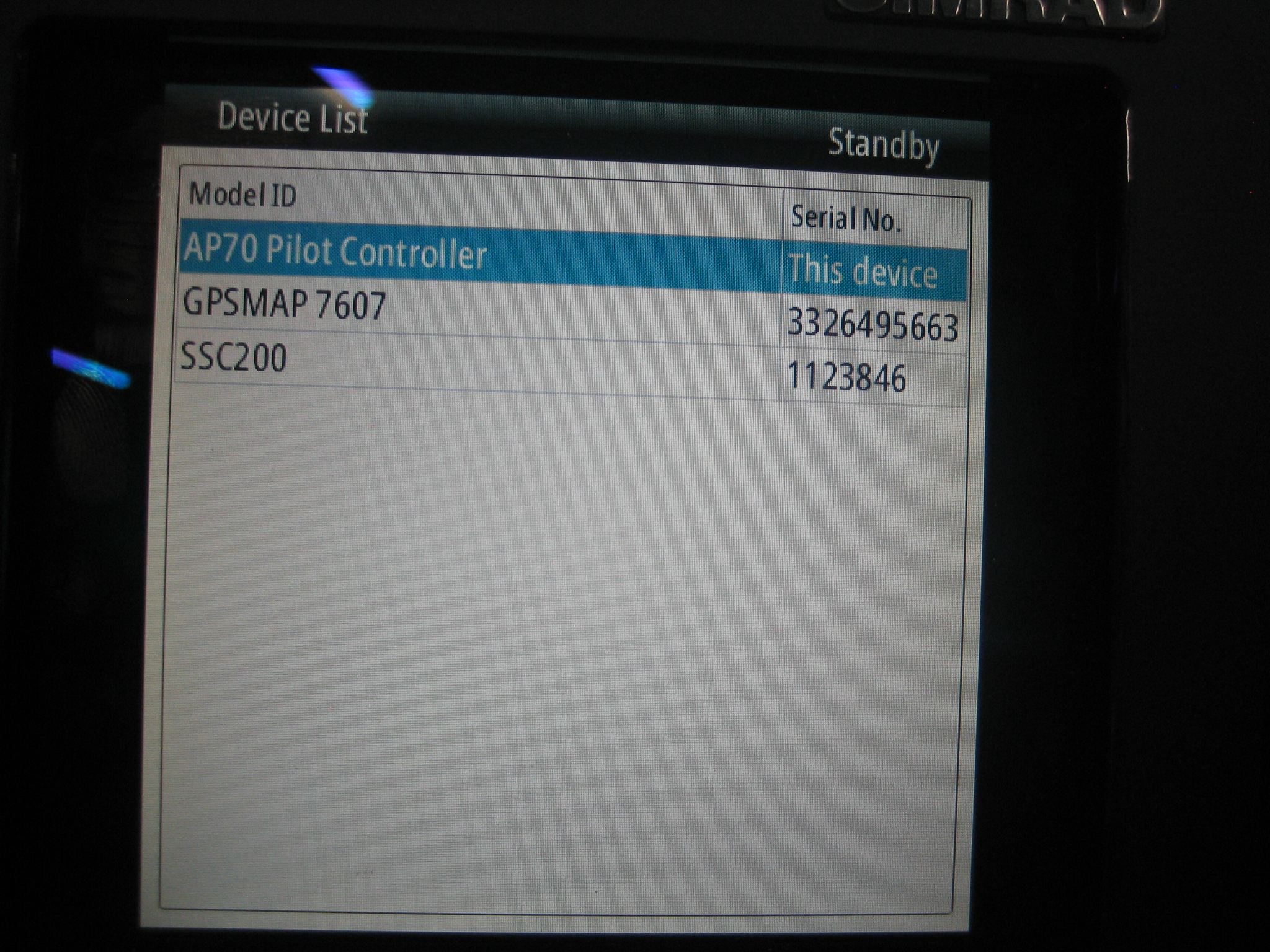 Simrad AP70-PN: 000-10182-001-Autopilot Control Head - Max Marine ...