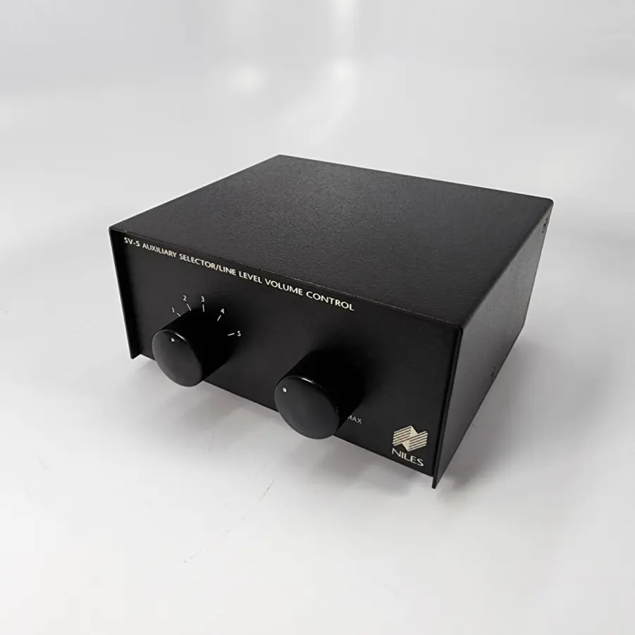 Niles SV-5 Auxiliary Selector / Line Level Volume Control Unit - Black ...