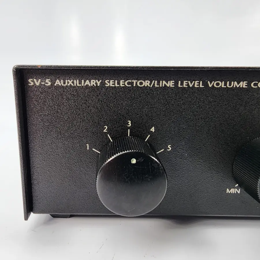 Niles SV-5 Auxiliary Selector / Line Level Volume Control Unit - Black ...
