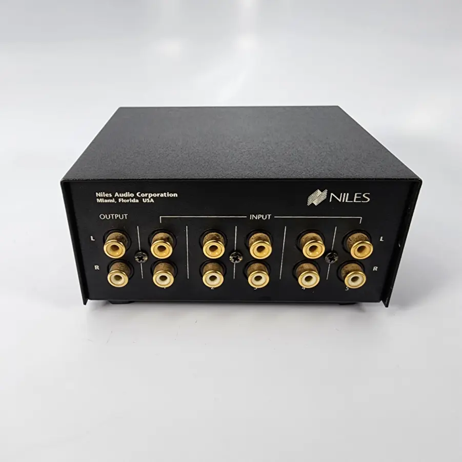 Niles SV-5 Auxiliary Selector / Line Level Volume Control Unit - Black ...