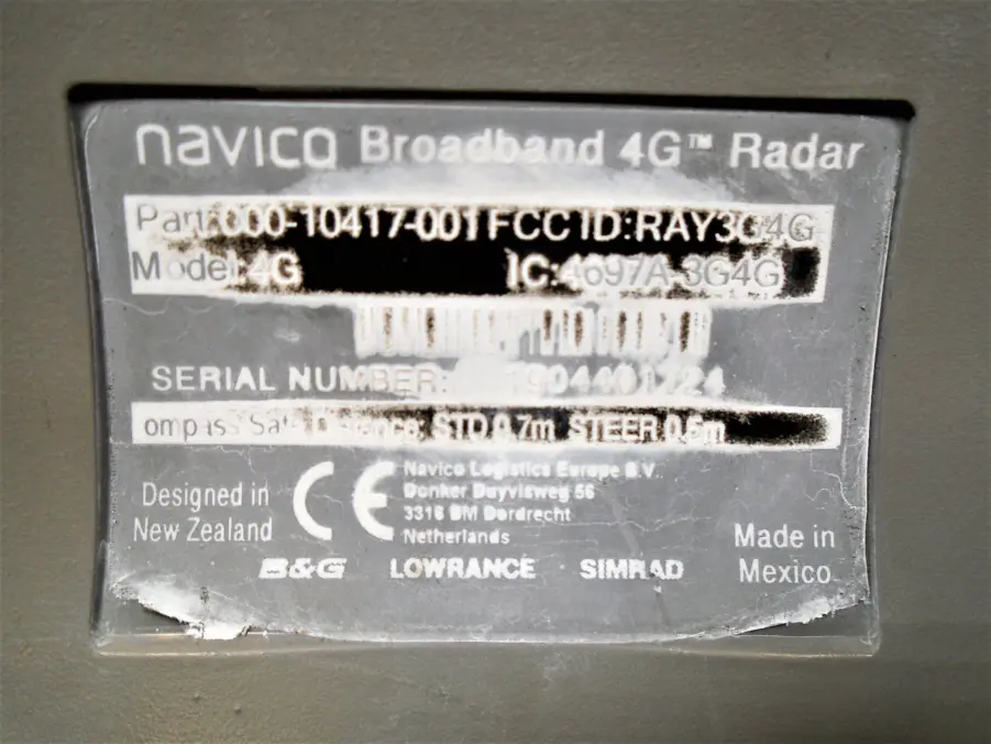 Simrad/Lowrance/Navico *EMPTY RADAR DOME HOUSING* 4G/3G *NOT A RADAR ...