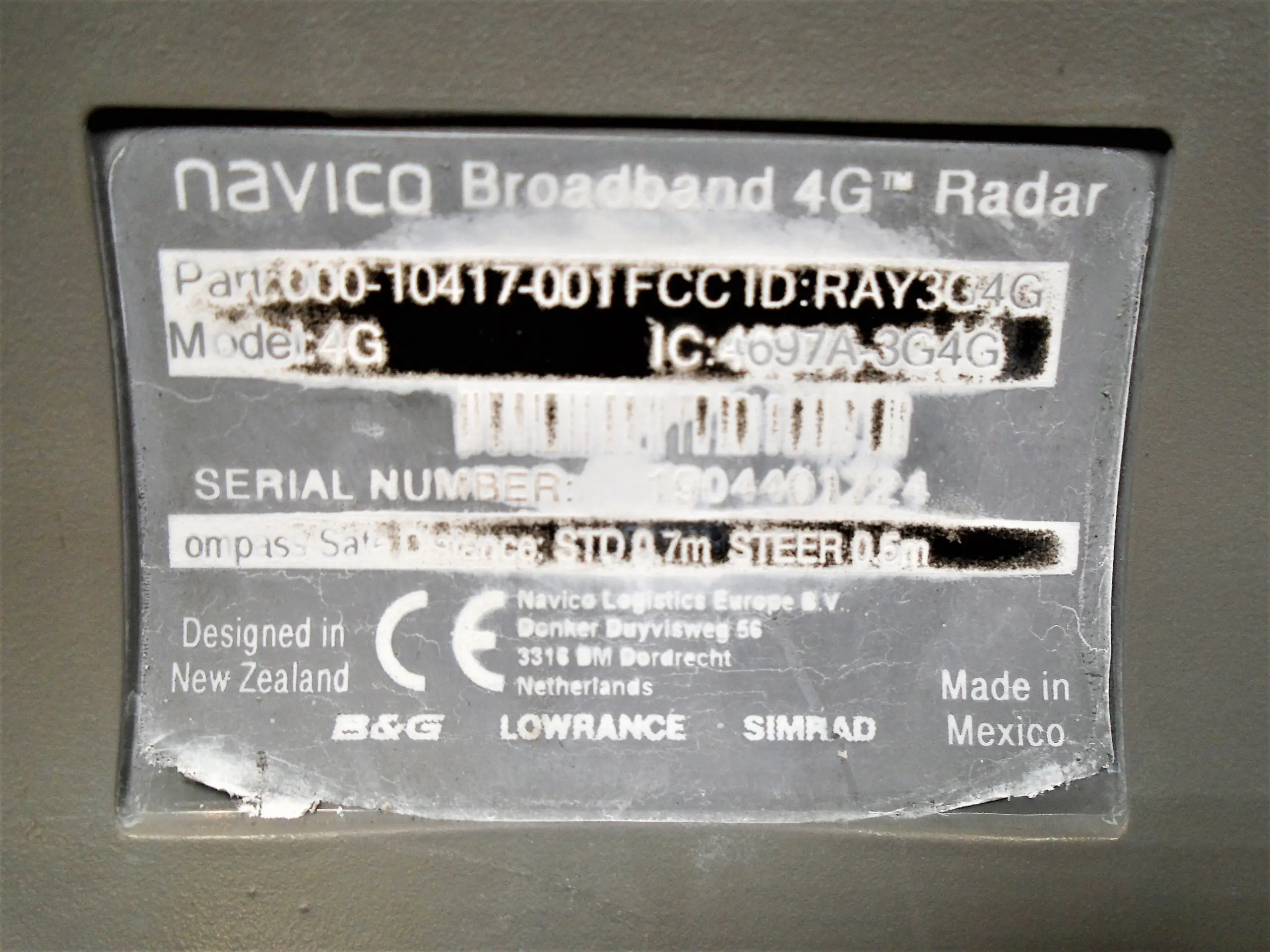 Simrad/Lowrance/Navico *EMPTY RADAR DOME HOUSING* 4G/3G *NOT A RADAR ...