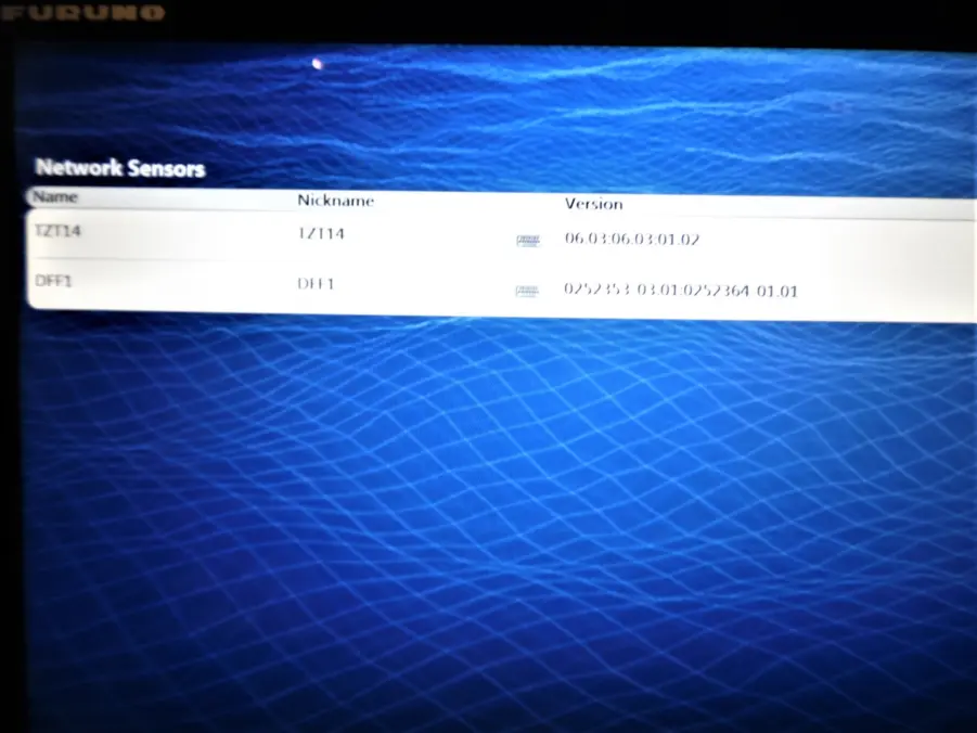 Furuno DFF1 Digital Network Sounder w/Power and Network Cables ~Tested ...