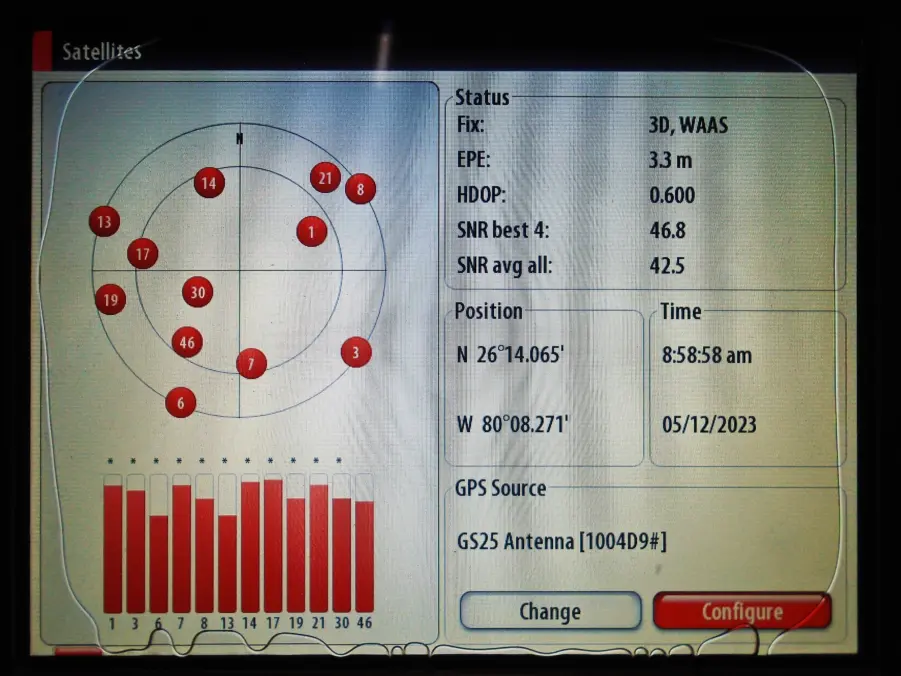 Simrad GS-25 GPS & Heading Sensor (000-11043-001) Tested Good - Max ...