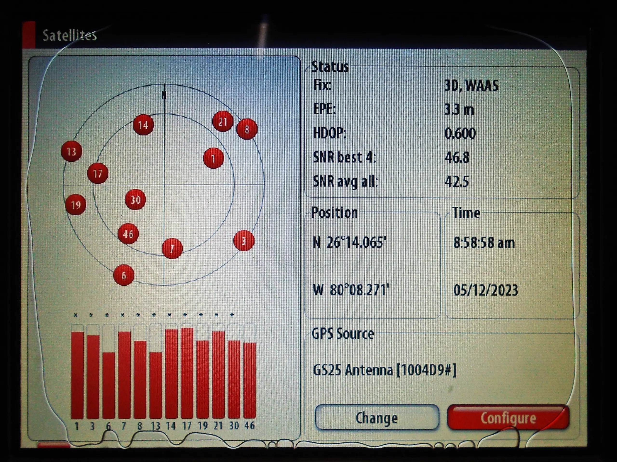 Simrad GS-25 GPS & Heading Sensor (000-11043-001) Tested Good - Max ...