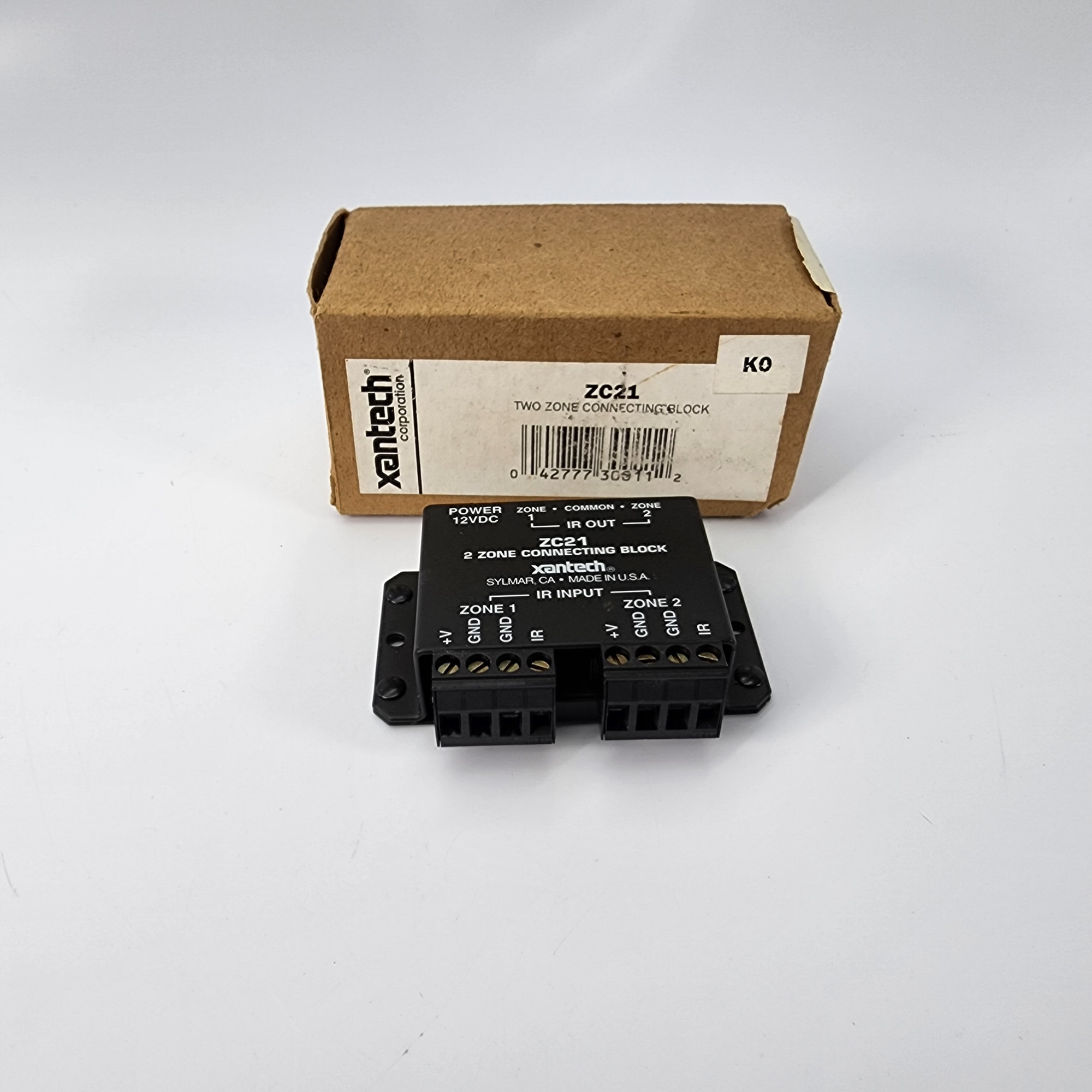 (Lot of 2) Xantech ZC21 Infrared Two Zone Connecting Block - New Old ...