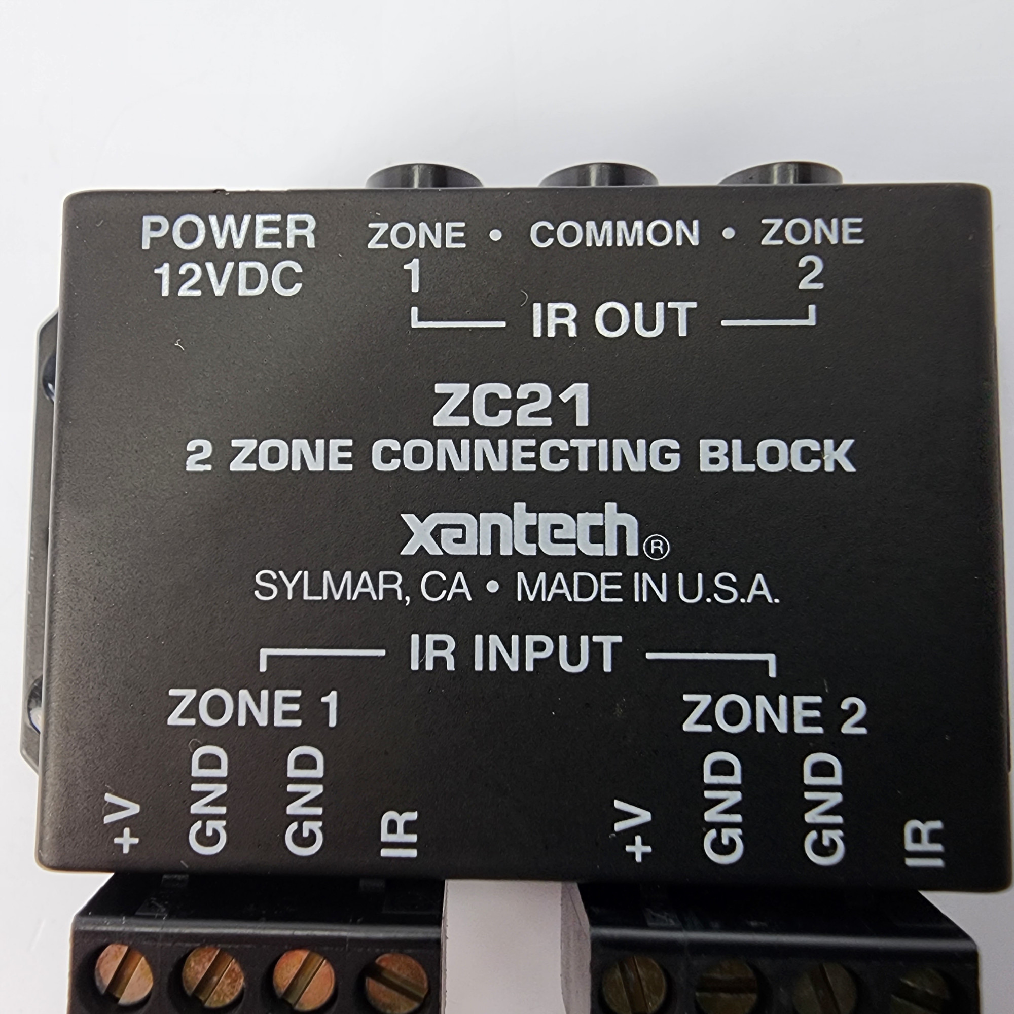 (Lot of 2) Xantech ZC21 Infrared Two Zone Connecting Block - New Old ...