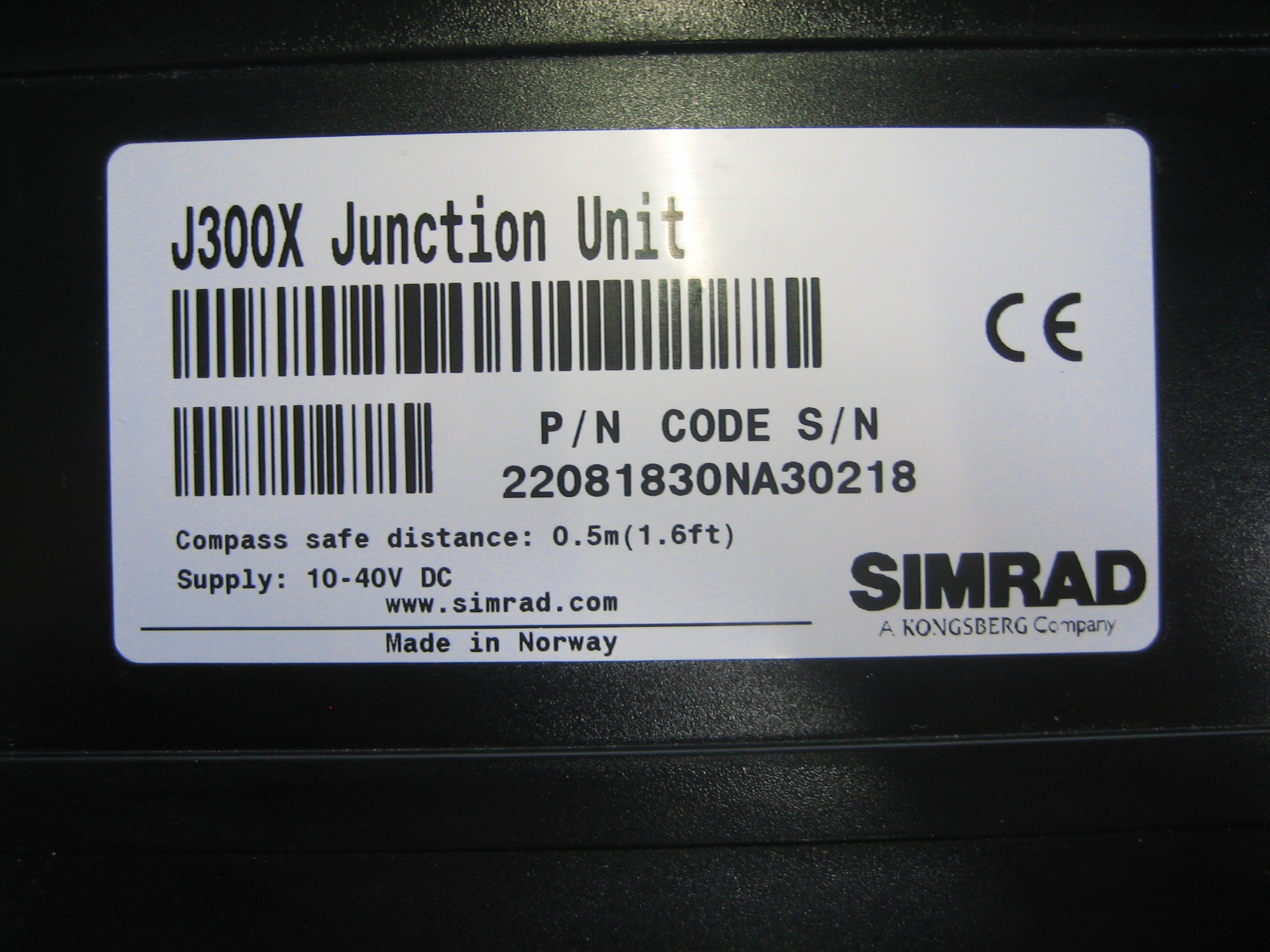 Simrad/Robertson-J300x Autopilot Course Computer PN-22081830 - Max ...