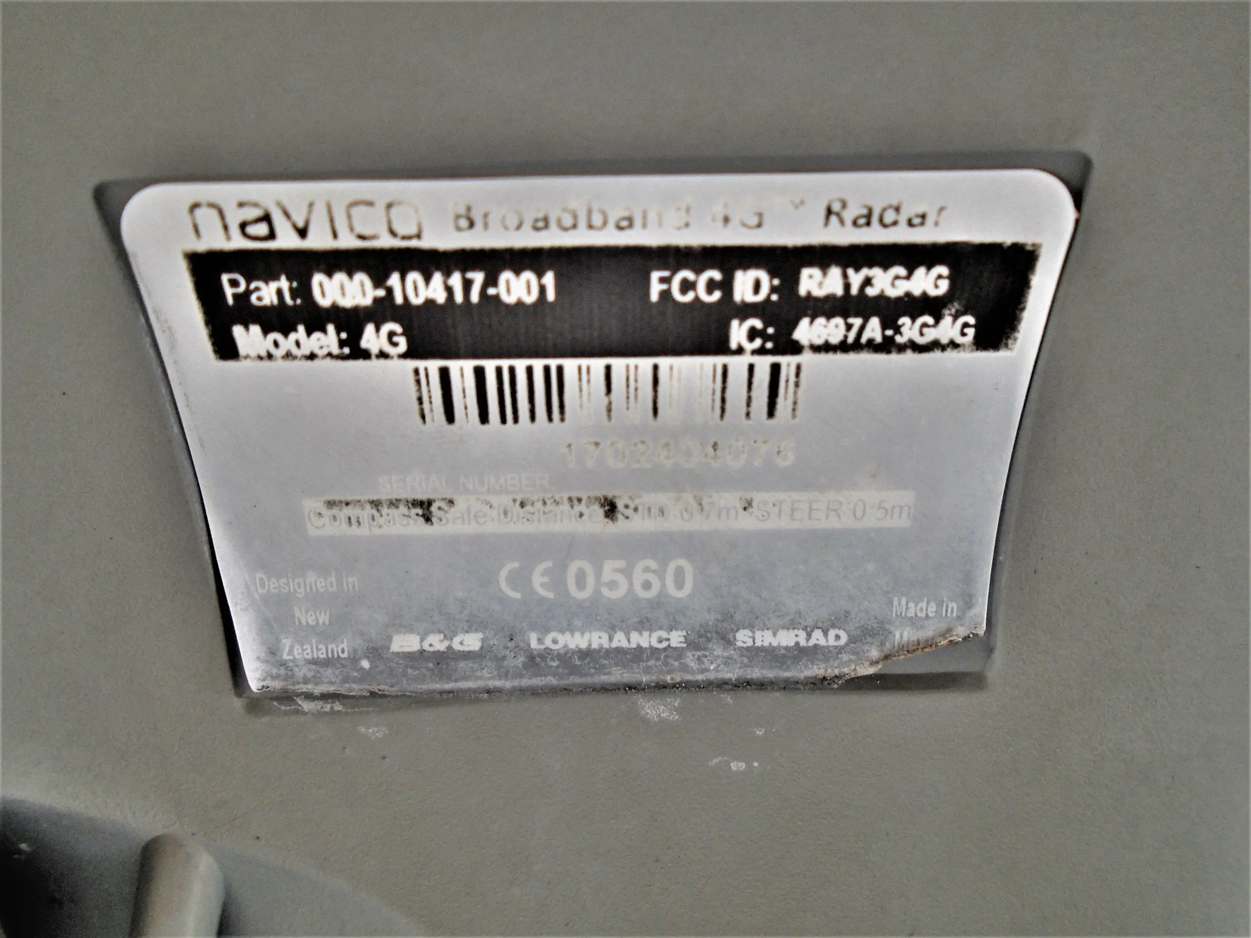 Simrad/Lowrance/B&G/Navico Broadband 4G Radar Dome W Cables & RI10 ...