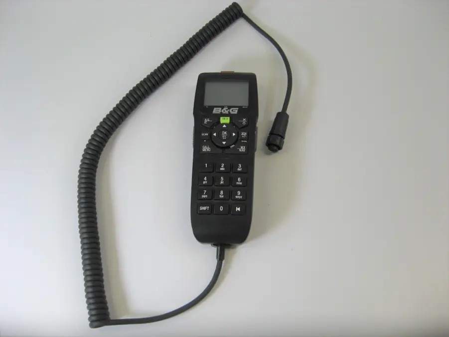 B&G H90 VHF Simrad HS 90 VHF Handset Microphone W/ Rebuilt Cable For B ...