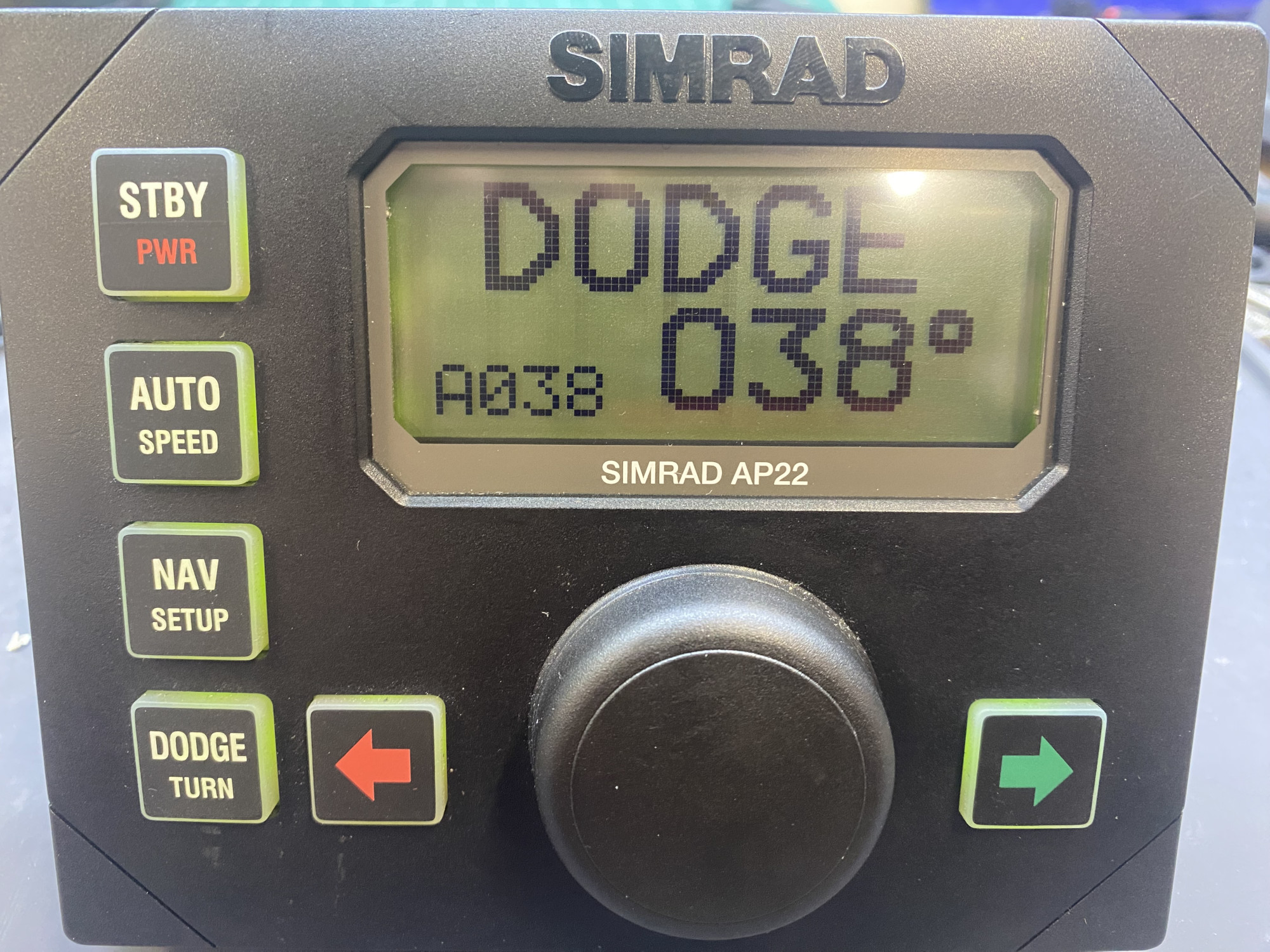 Simrad-AP22 Autopilot Control Head-22085849-Refurbished - Max Marine ...