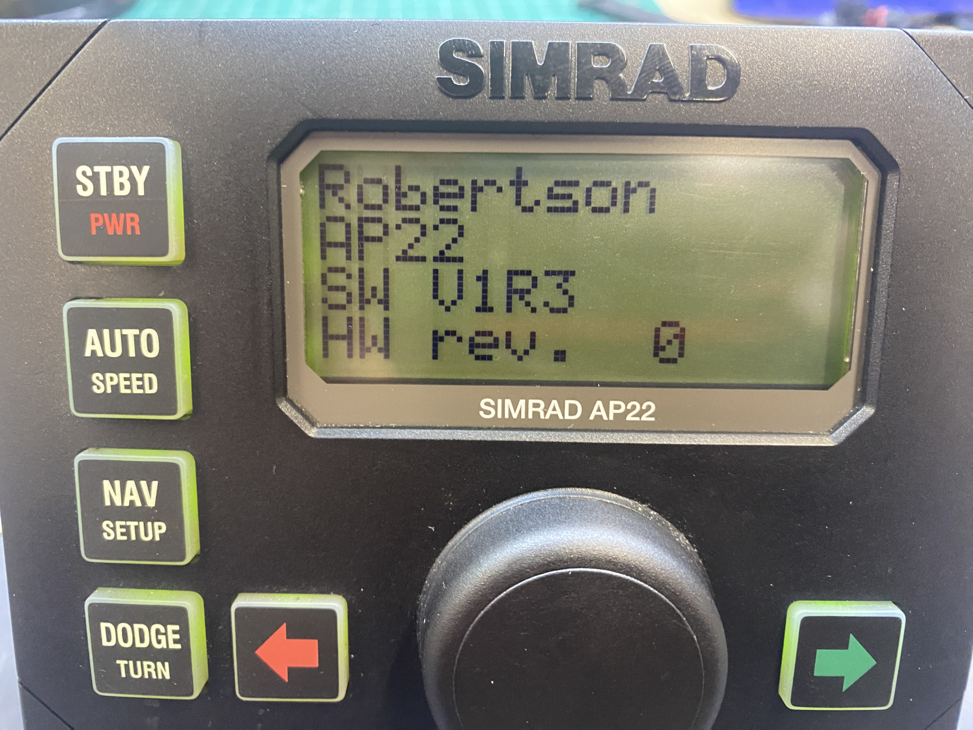 Simrad-AP22 Autopilot Control Head-22085849-Refurbished - Max Marine ...