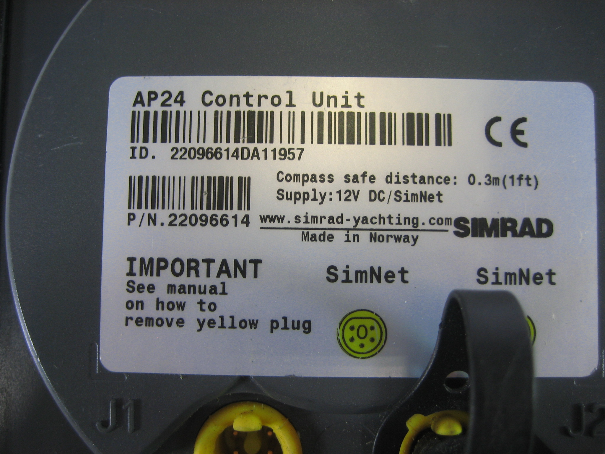 Simrad-Ap24-Autopilot Control Head - Max Marine Electronics