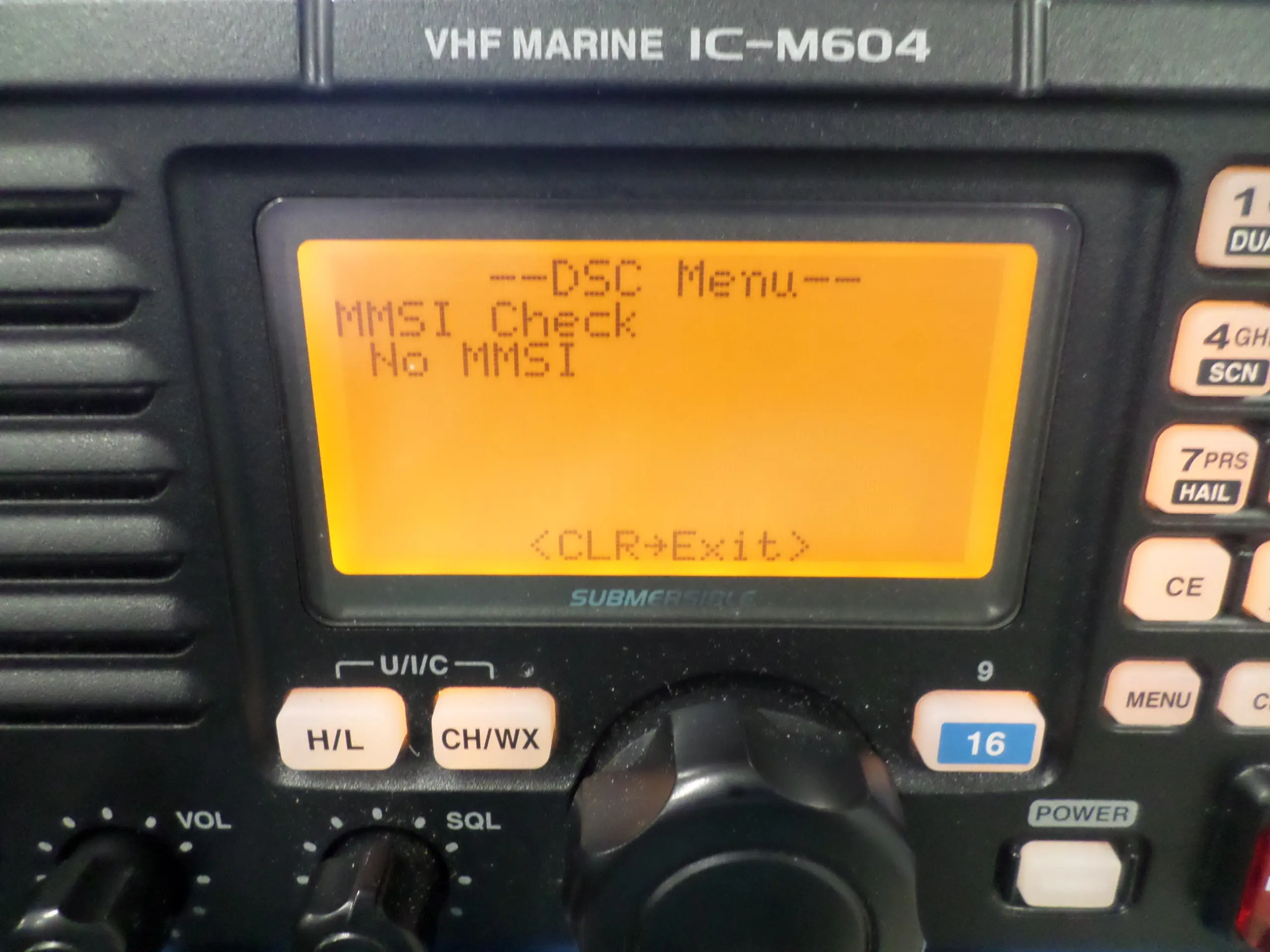 Icom IC-M604 VHF with Mic - Fully tested - No MMSI Set! - Max Marine ...