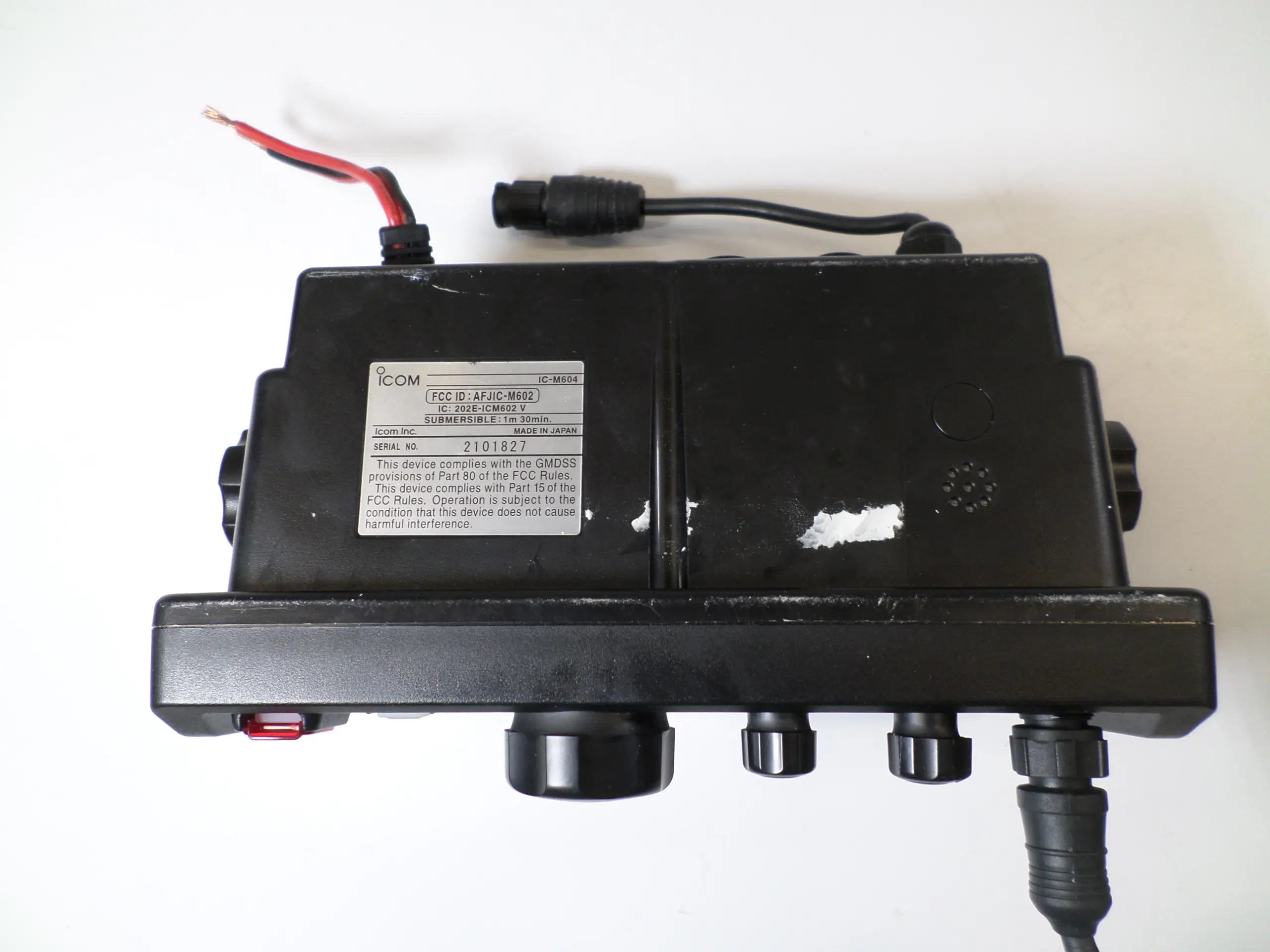 Icom IC-M604 VHF with Mic - Fully tested - No MMSI Set! - Max Marine ...