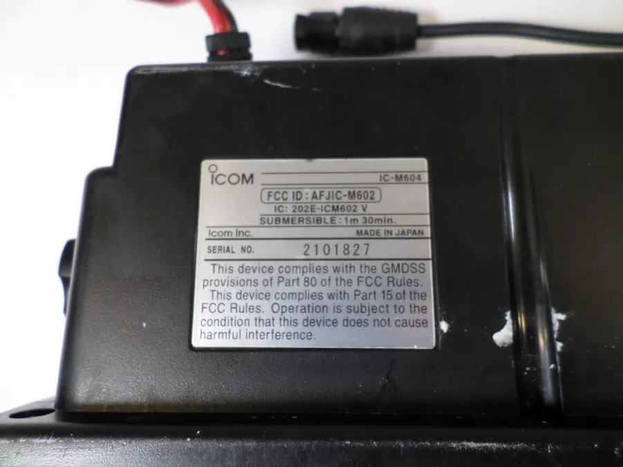 Icom IC-M604 VHF with Mic - Fully tested - No MMSI Set! - Max Marine ...
