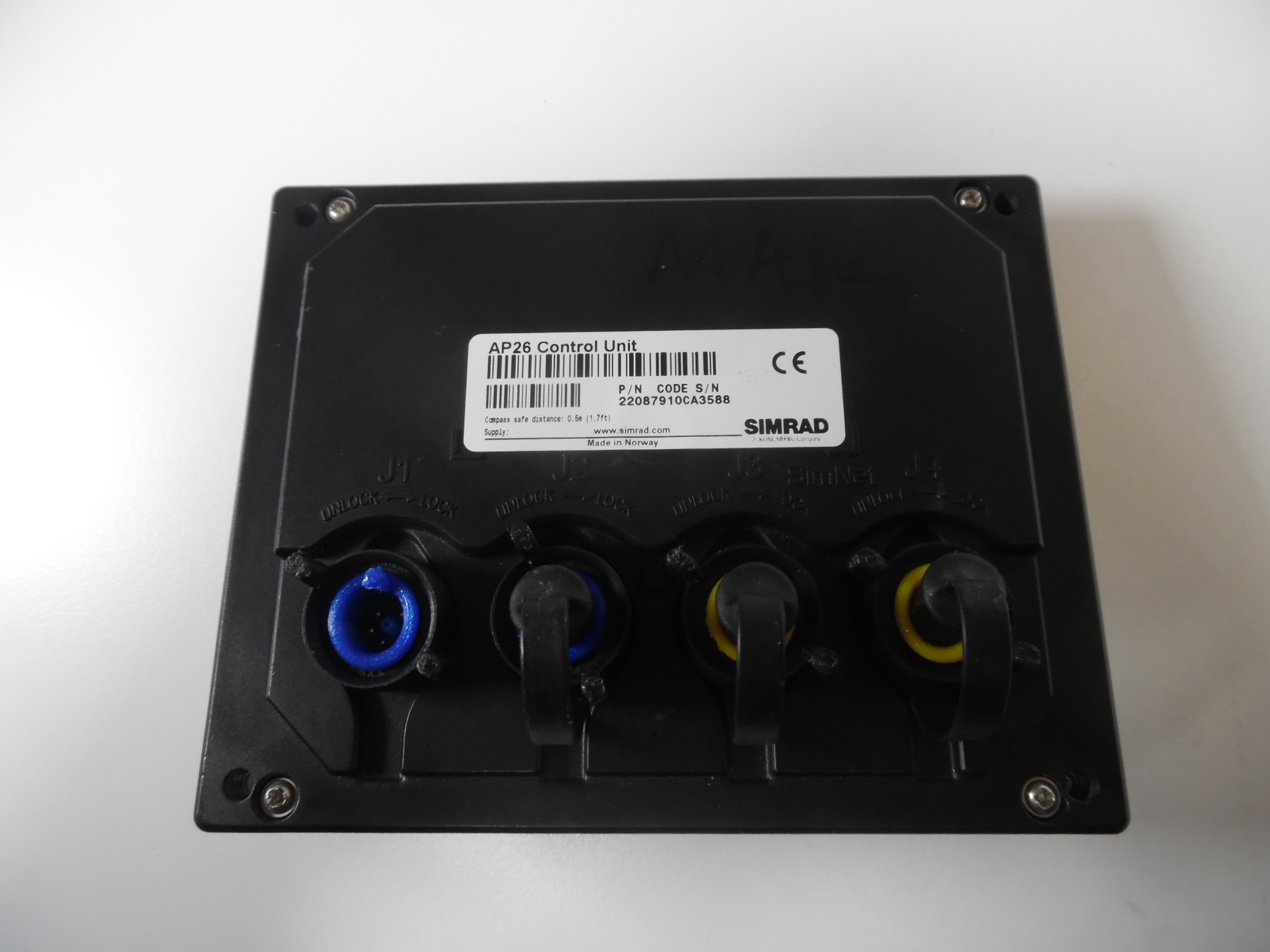 Simrad/AP26-Autopilot Control Head-22087910/MME Refurbished - Max ...