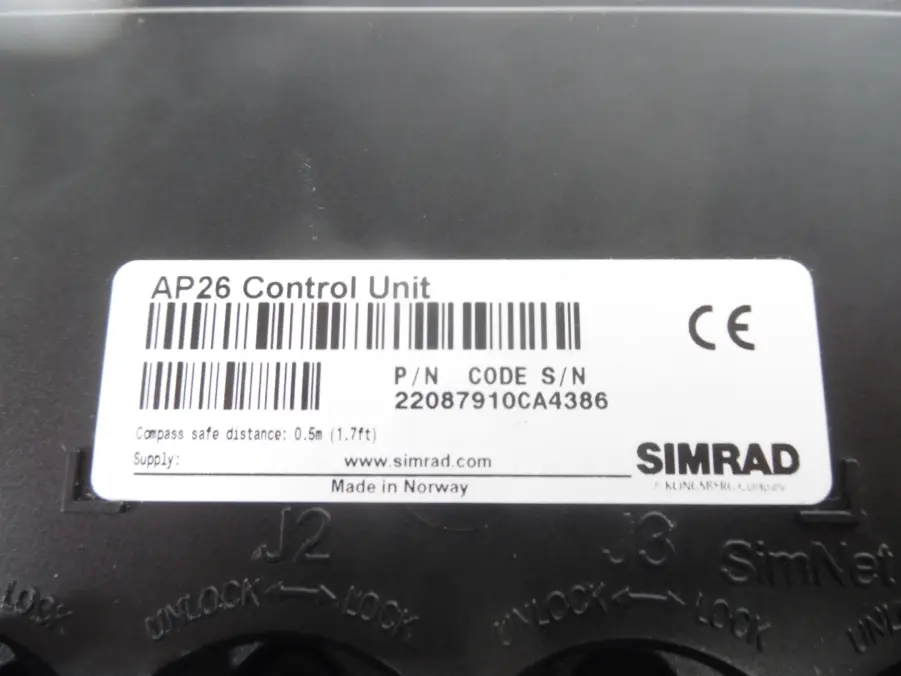 Simrad-AP26-Autopilot Control Head-22087910/MME Refurbished - Max ...