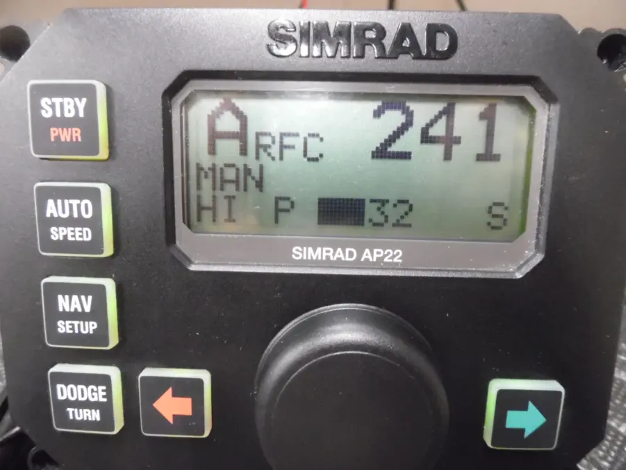 Simrad/AP22/Autopilot Control Head-22085849-Refurbished - Max Marine ...