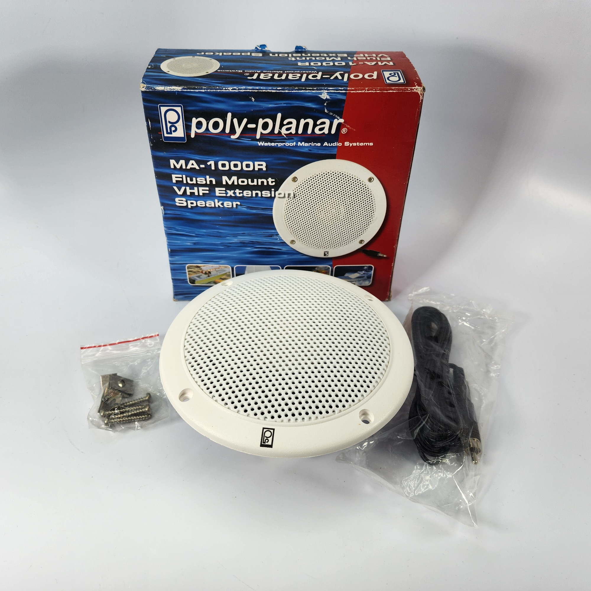 Poly-Planar VHF Extension Speaker Flush Mount - White - MA-1000R - New ...