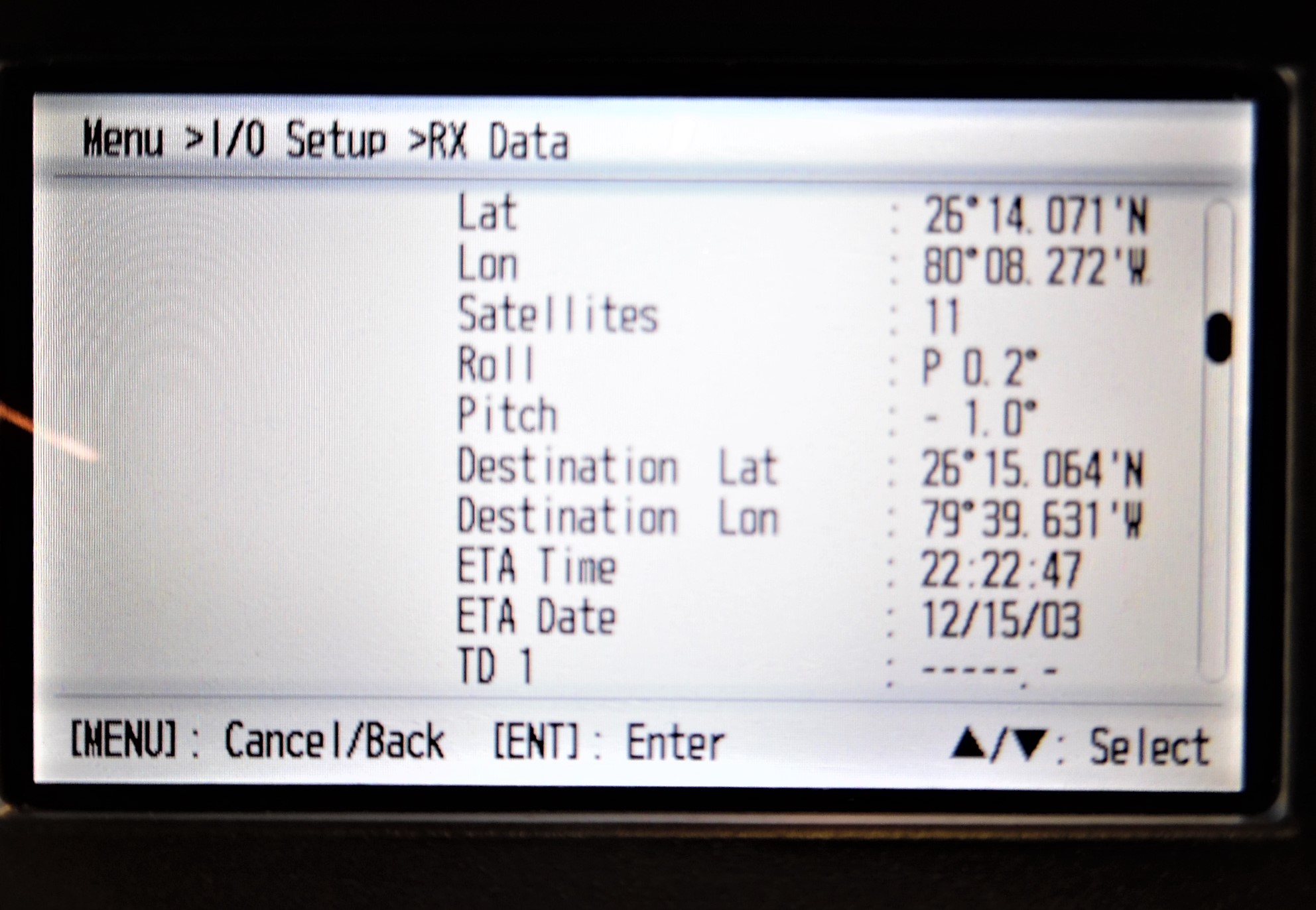 Furuno RD-33 Navigational Data Organizer N2K Display w/Accessories ...