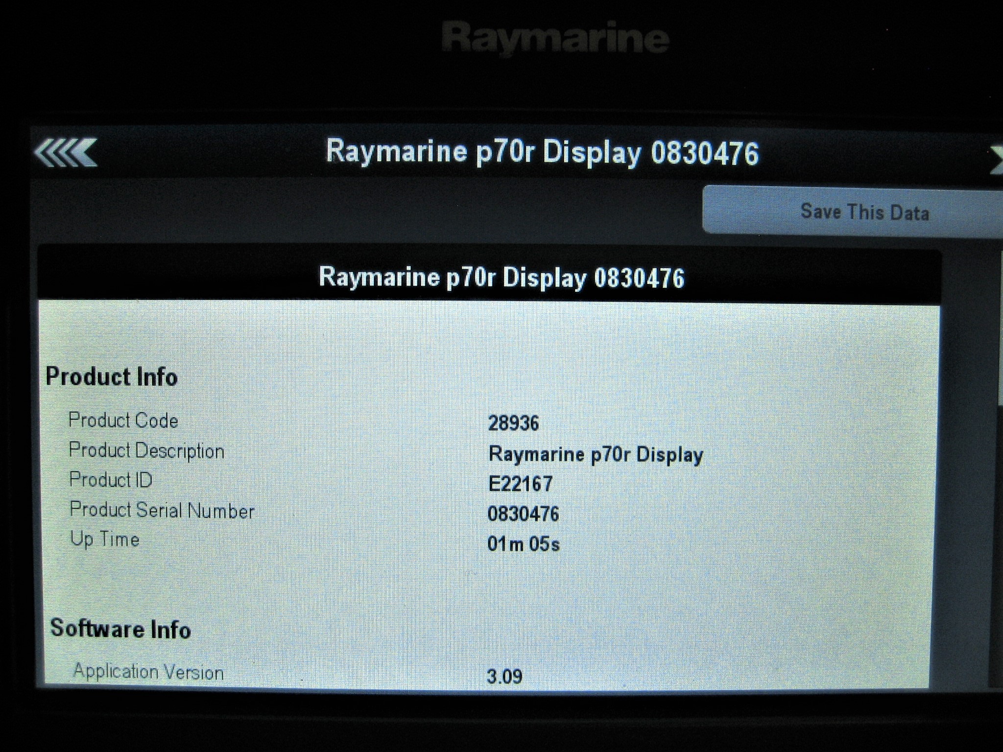 Raymarine-P70R-Color Seatalk NG Autopilot Display-E22167 - Max Marine ...