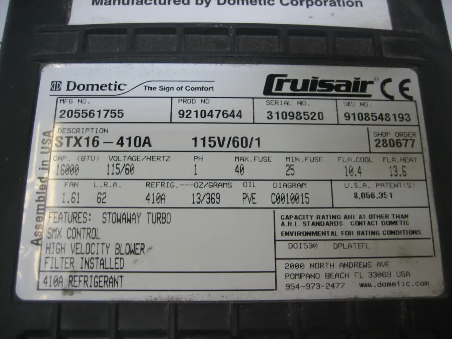 Dometic/Cruisair STX16-410A PCB Controller Board Assembly - Working ...