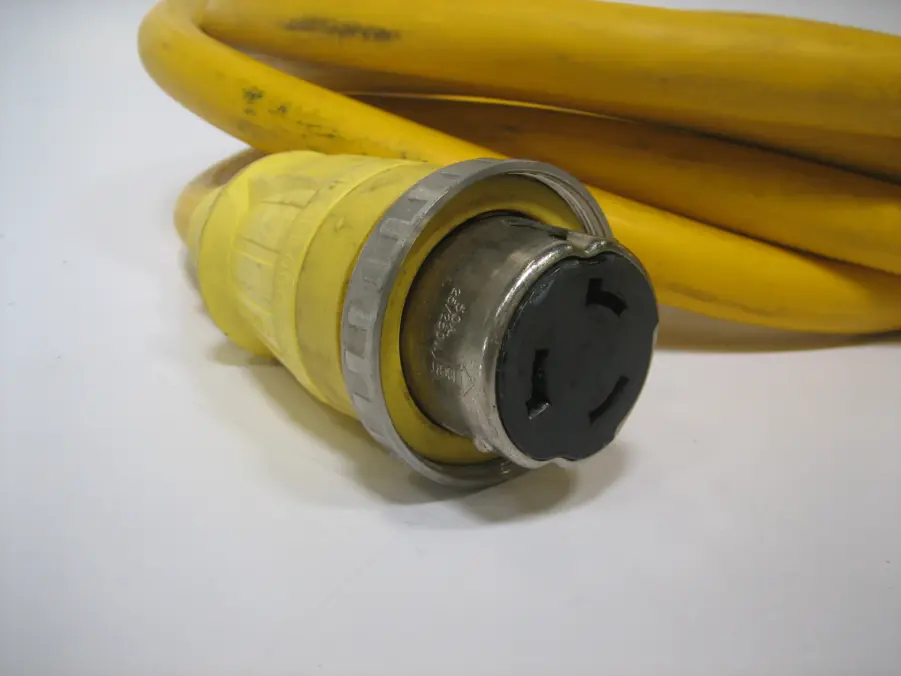 Hubbell 61CM42 25 Foot 50a 125 250 Volt Shorepower Cord 6 AWG 4C ...