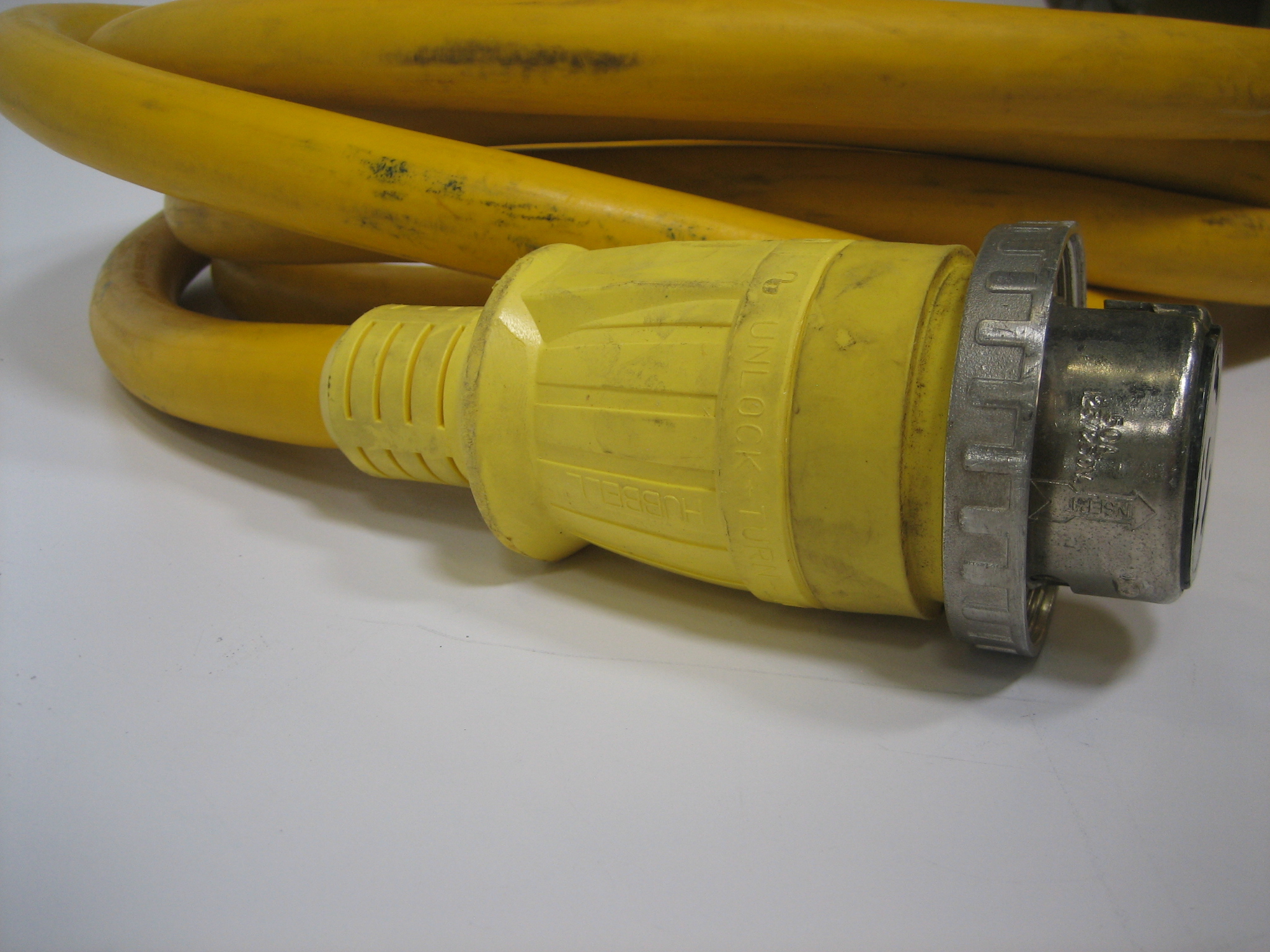 Hubbell 61CM42 25 Foot 50a 125 250 Volt Shorepower Cord 6 AWG 4C ...