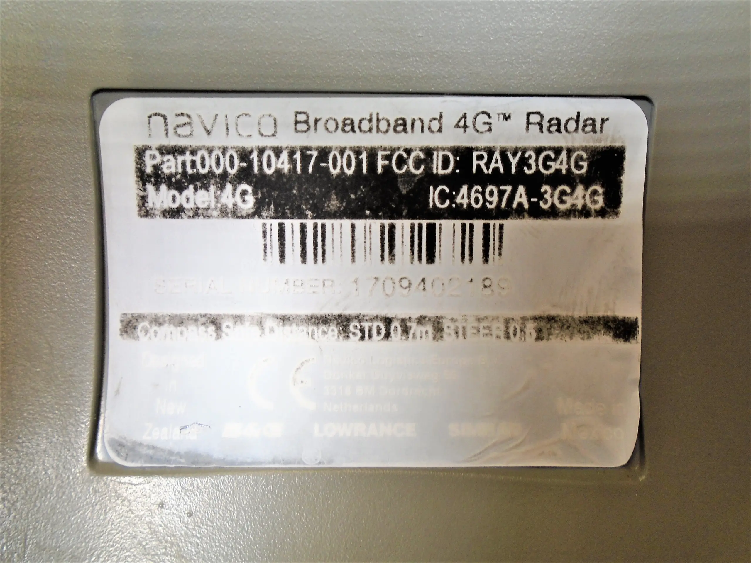 B&G/Simrad/Navico/Lowrance *EMPTY RADAR DOME HOUSING* 4G/3G *NOT A ...