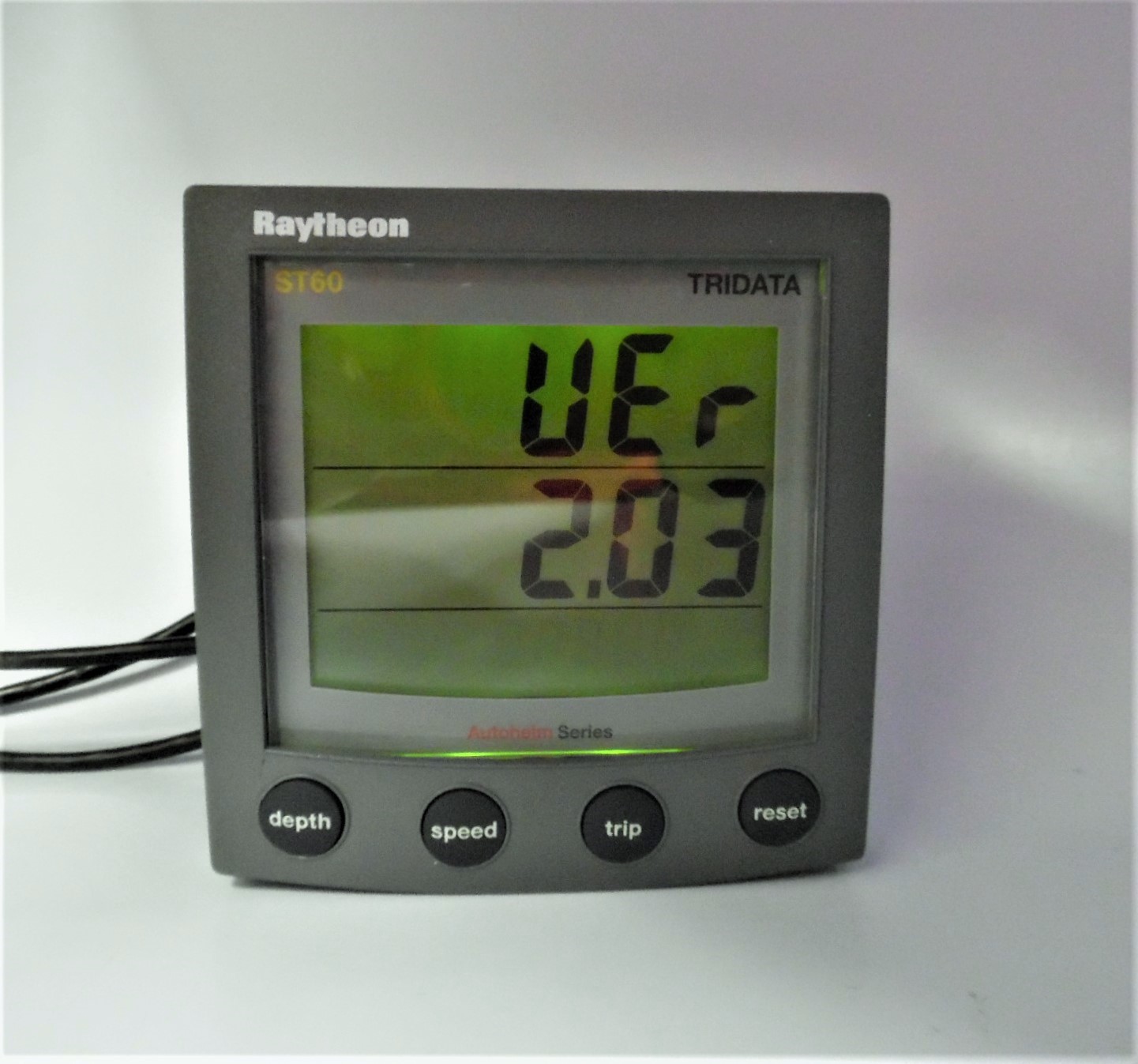 Raytheon ST60 TriData Instrument Display w/ Sun Cover & Cables - A22004 ...