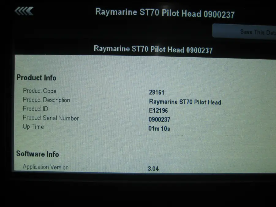Raymarine – ST70 Autopilot Control Head/E12196 - Max Marine Electronics