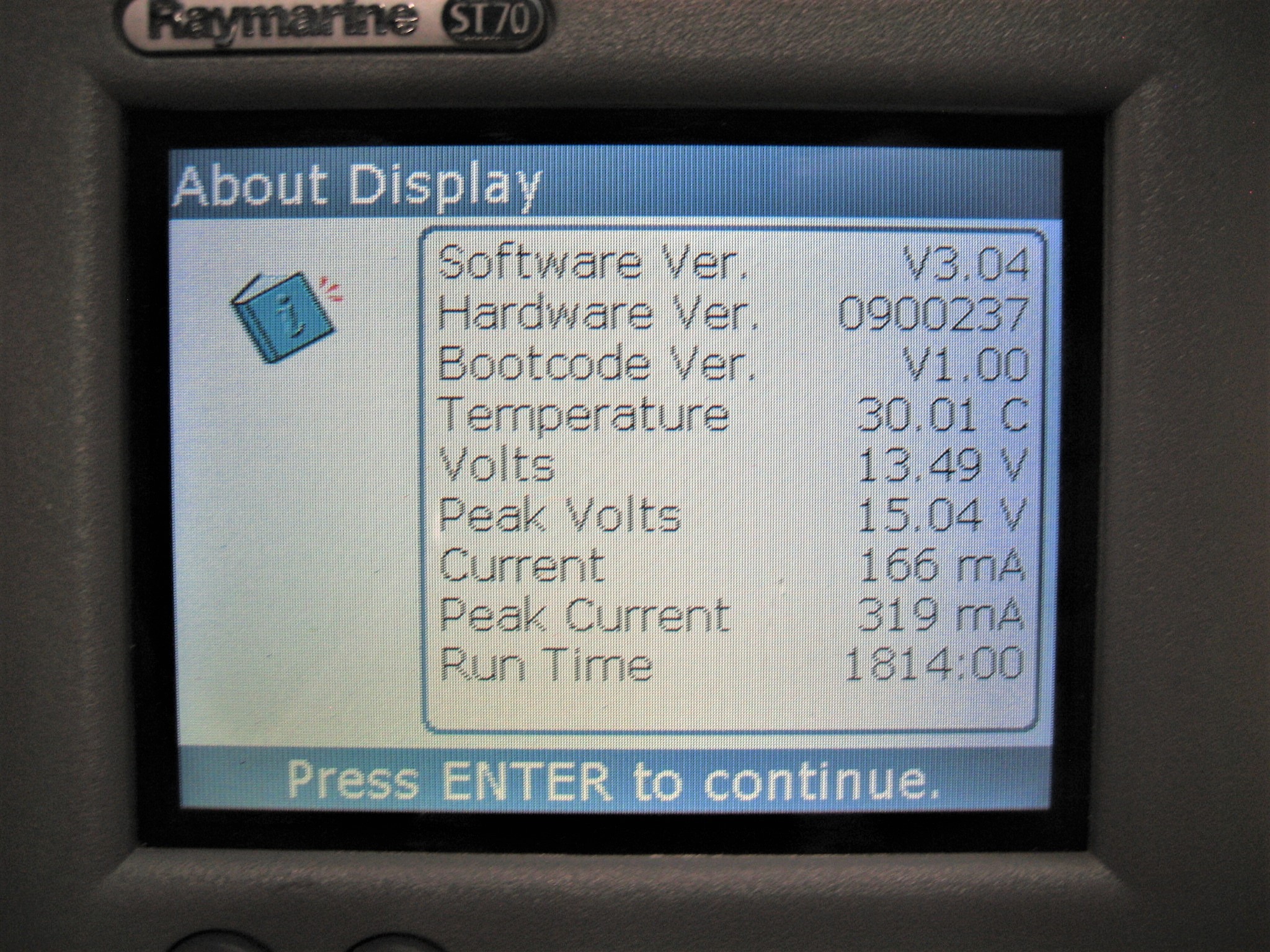 Raymarine – ST70 Autopilot Control Head/E12196 - Max Marine Electronics